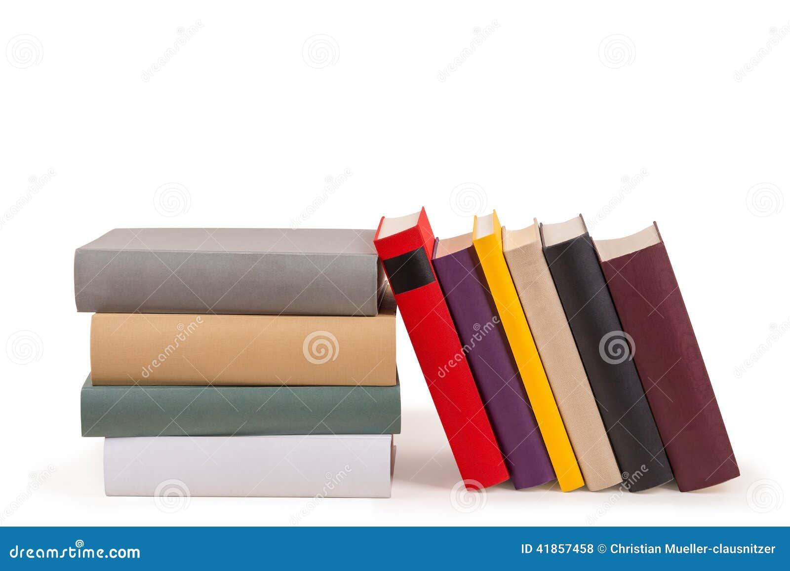 Books stock photo. Image of library, isolated, creativity - 41857458