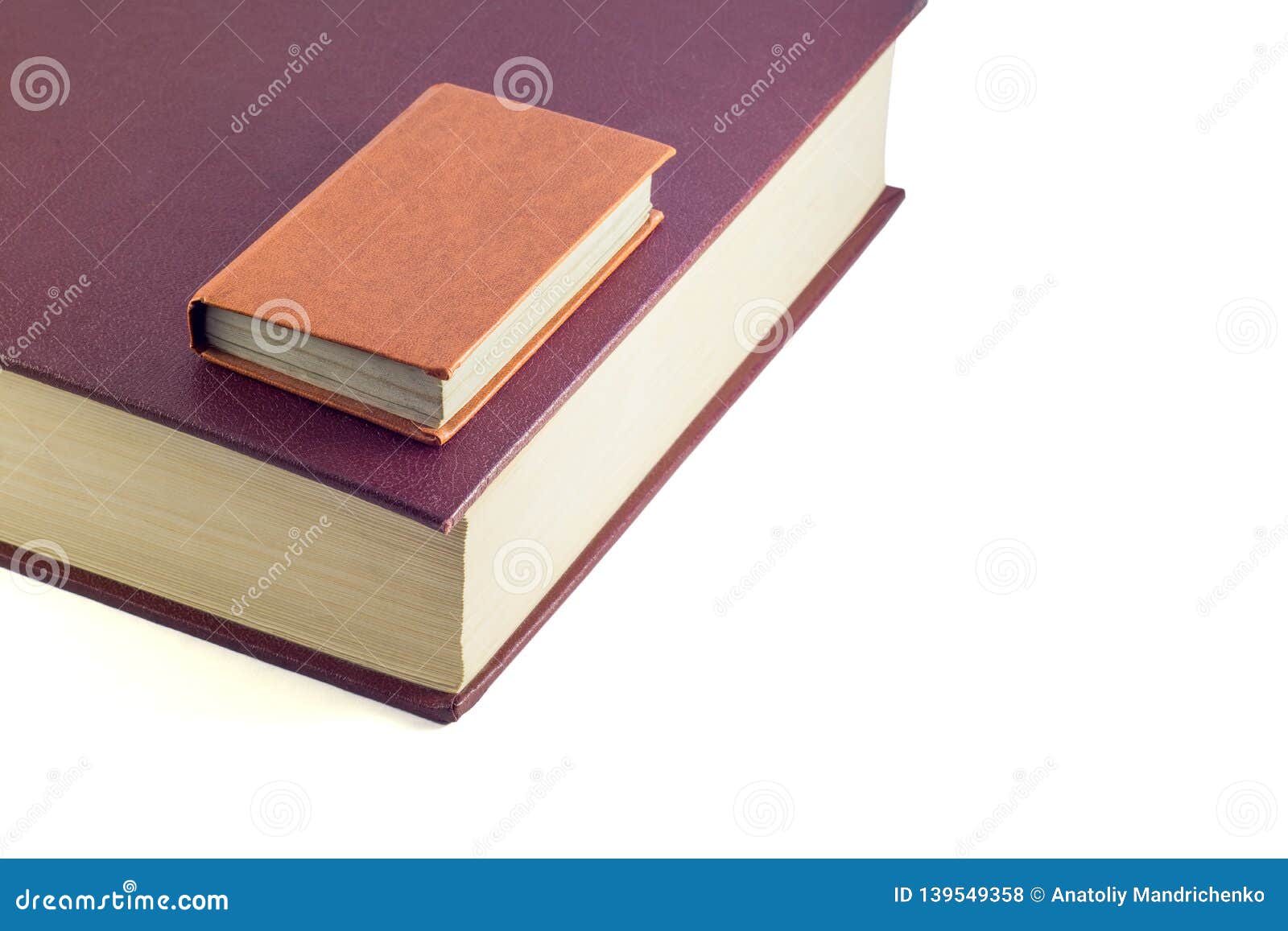 Books are Different, Large and Small. Stock Photo - Image of ...