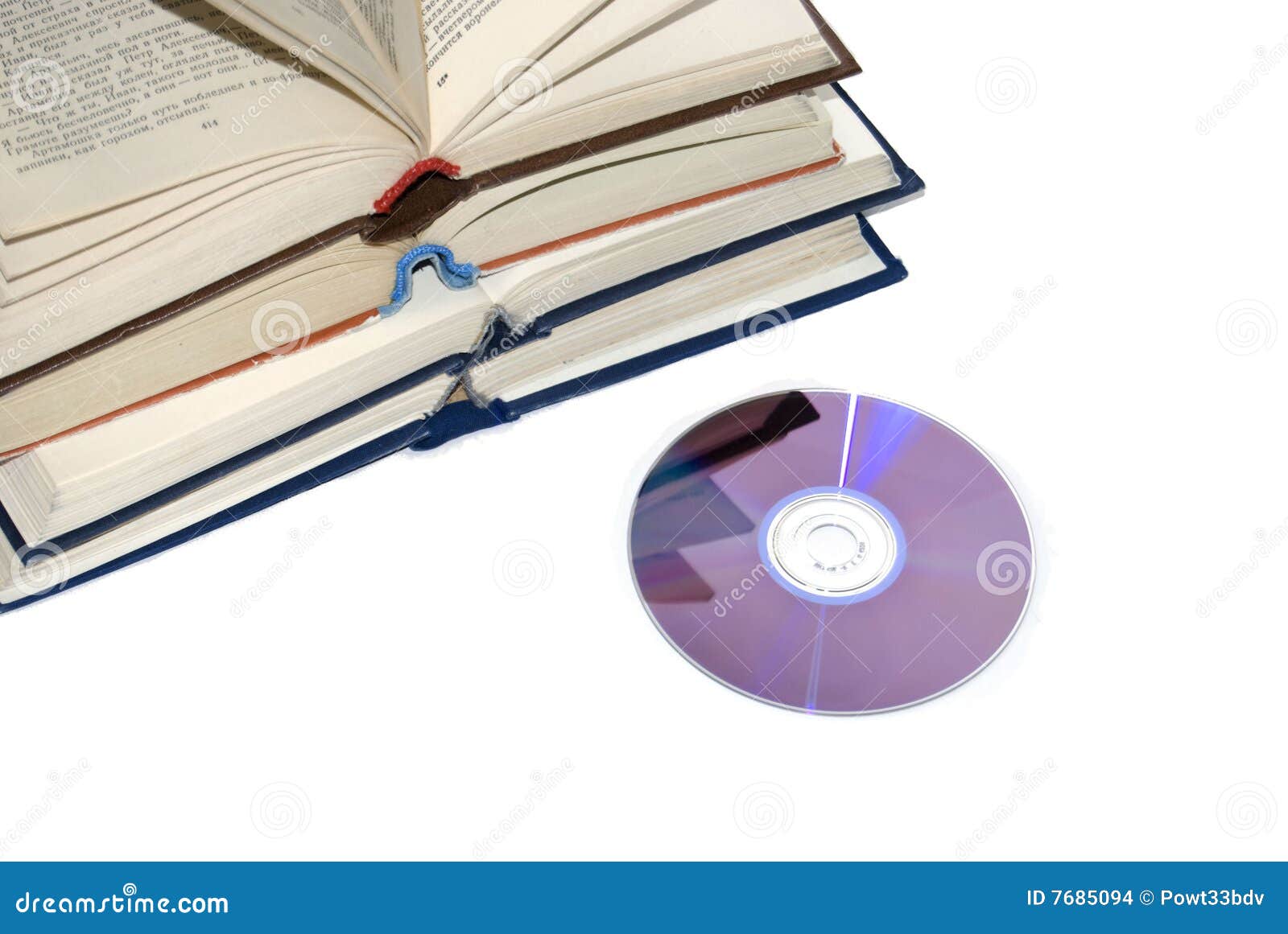 Books and disk stock photo. Image of book, laser, disk - 7685094