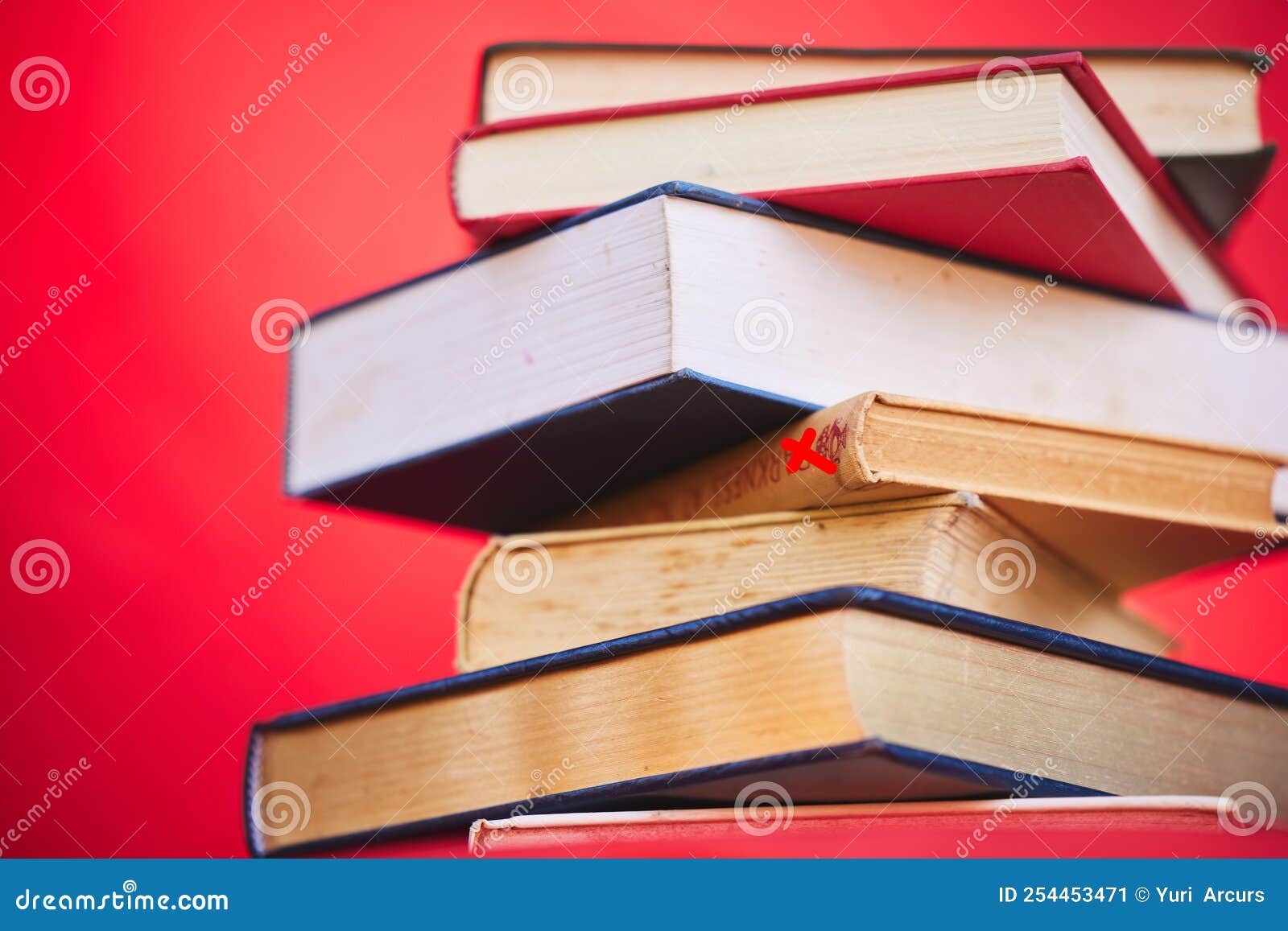 Books, Education and Learning for School or Academic Research Isolated ...