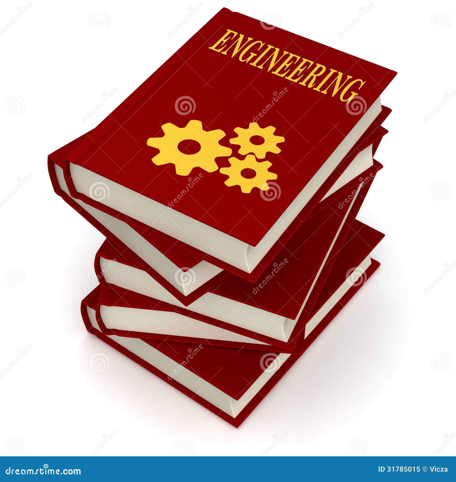 Books of ENGINEERING stock illustration. Illustration of gears - 31785015