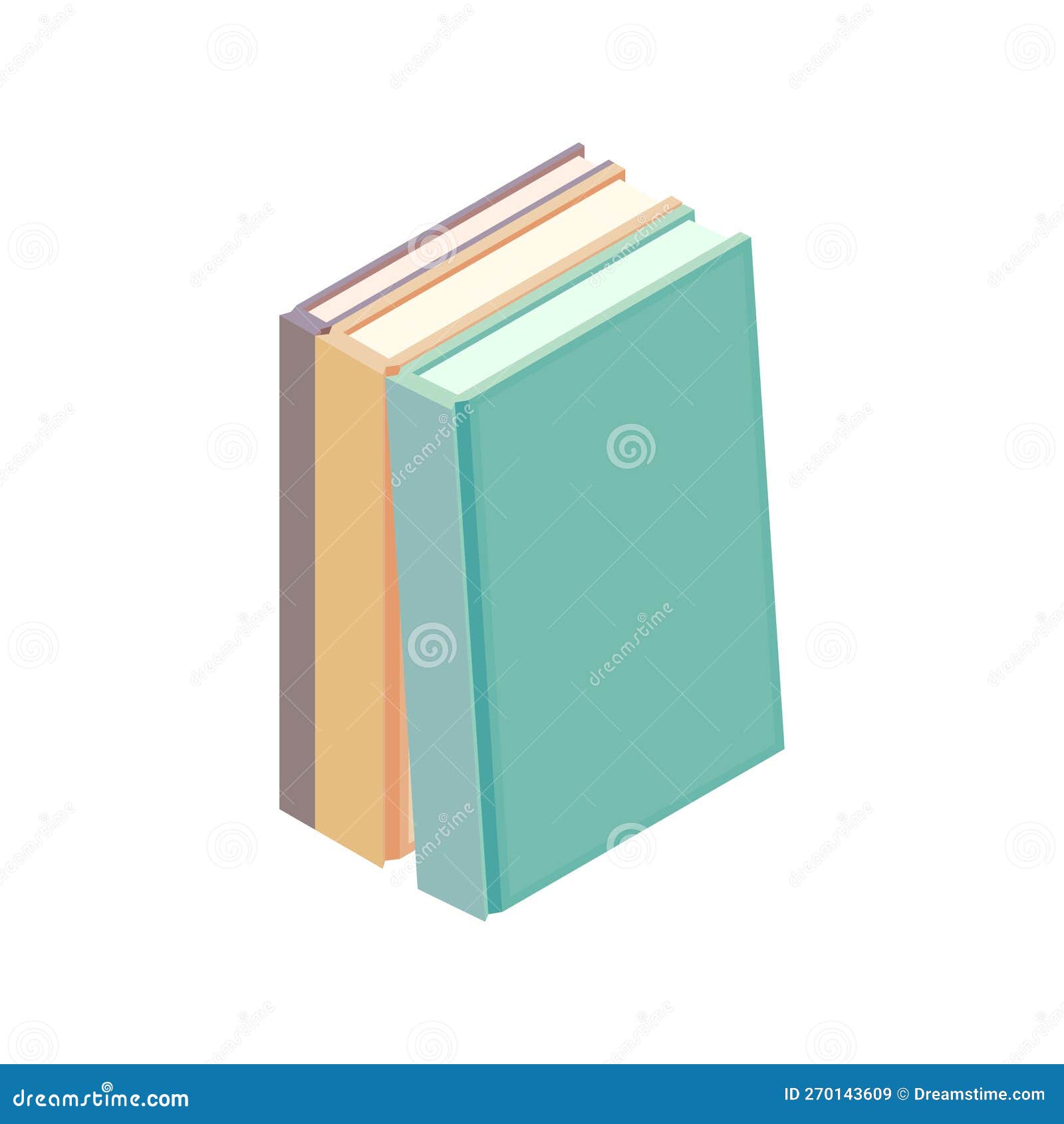 Books in Flat Design Style, Vector Illustration Stock Vector ...