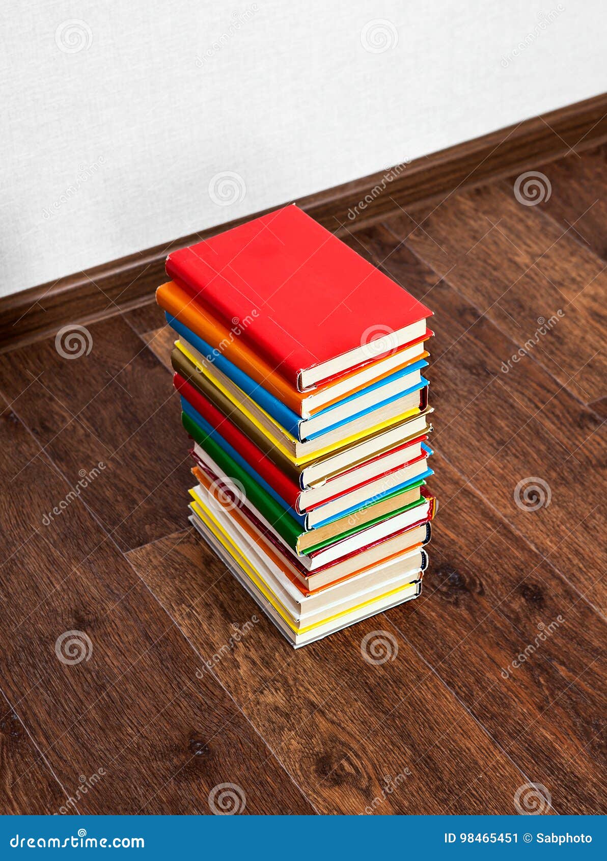 Books on the Floor stock image. Image of macro, close - 98465451