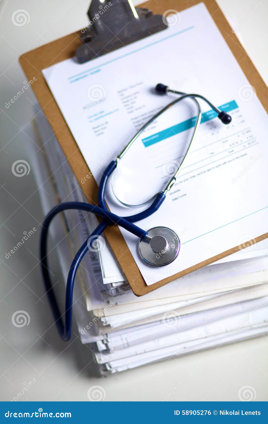 Books Folder File and Stethoscope on Stock Photo - Image of healthy ...