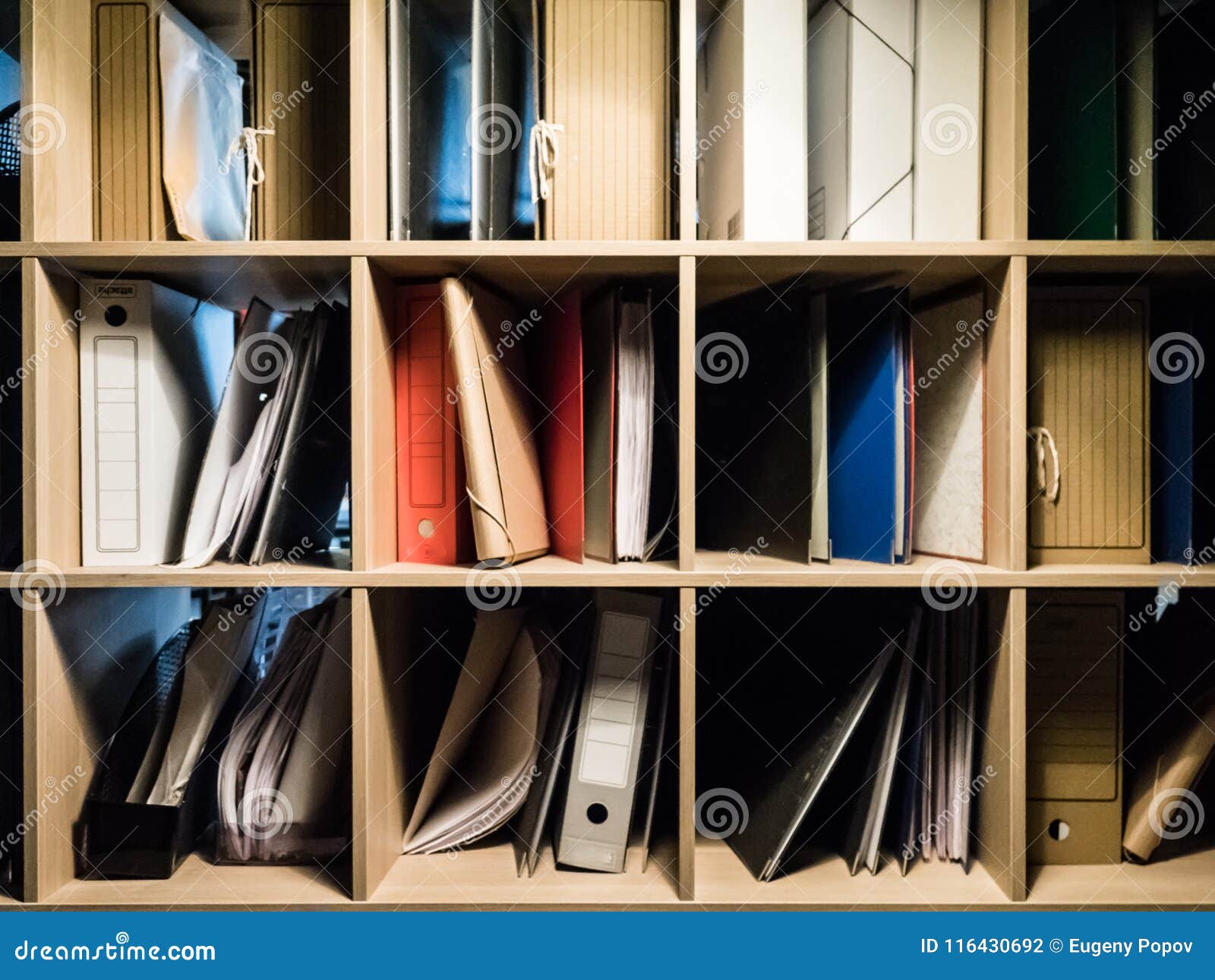 Books and Folders with Documents Stock Photo - Image of paperwork ...