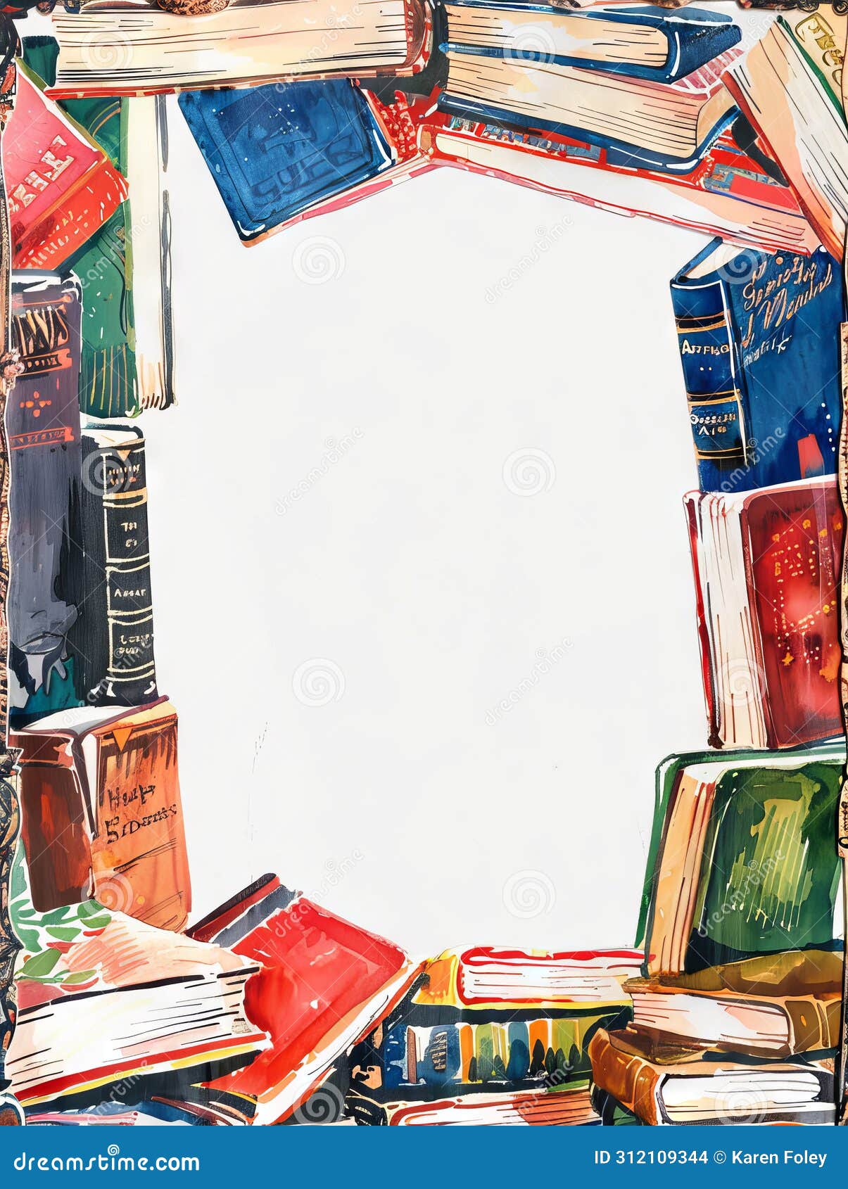 Book Background Graphic Template Stock Illustration - Illustration of ...