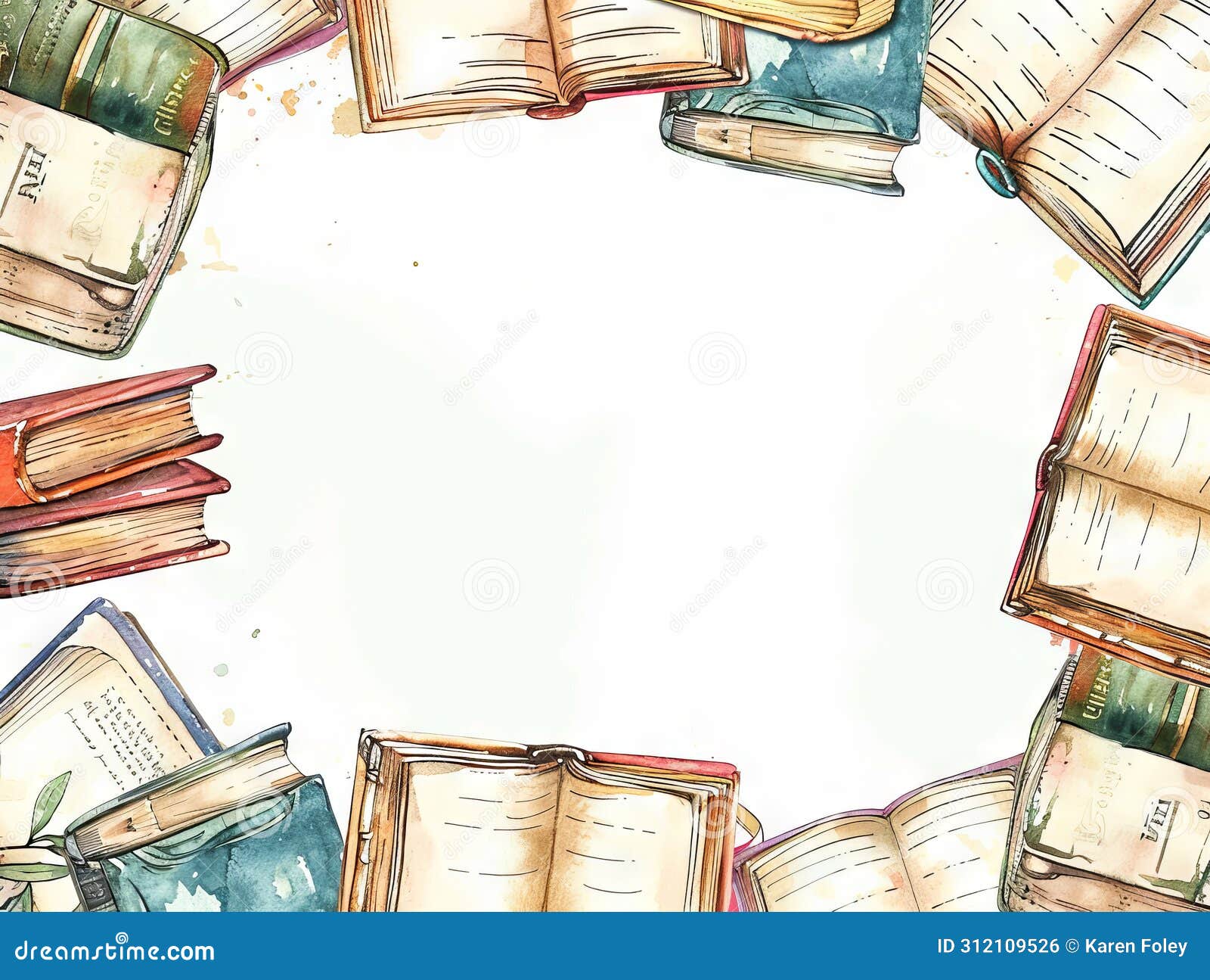 Book Background Graphic Template Stock Illustration - Illustration of ...