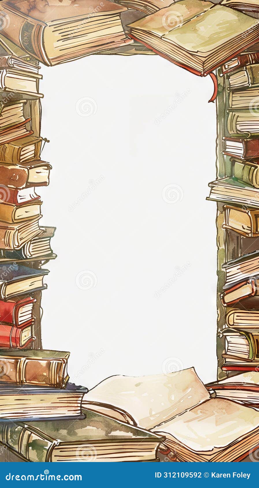 Book Background Graphic Template Stock Illustration - Illustration of ...