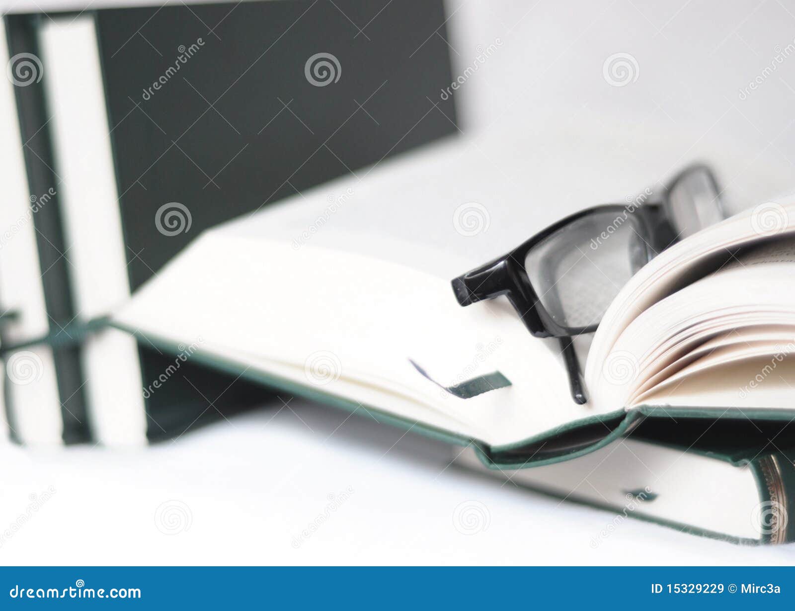 Books and glasses stock image. Image of novel, reading - 15329229