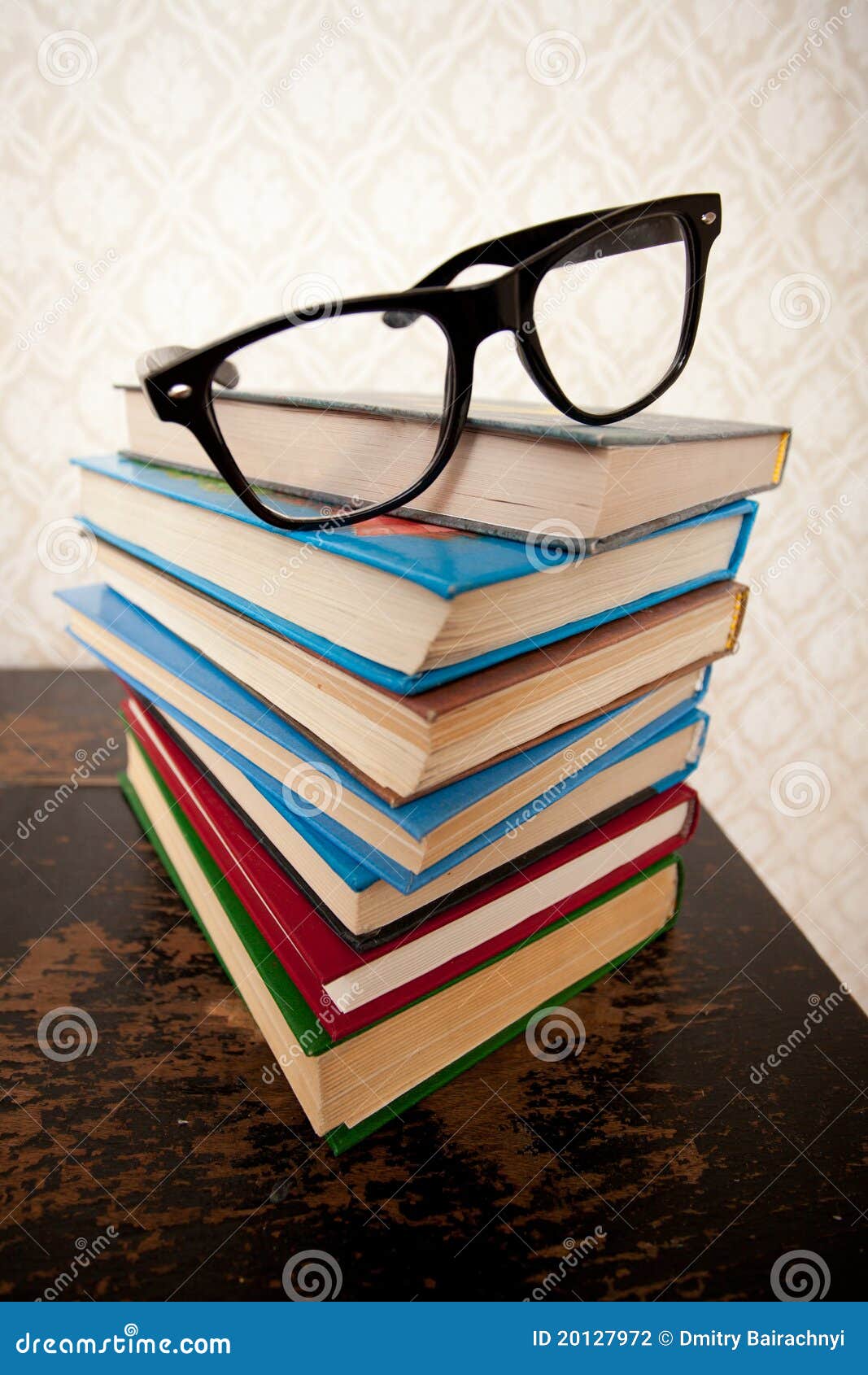 Books and glasses stock photo. Image of bibliophile, study - 20127972