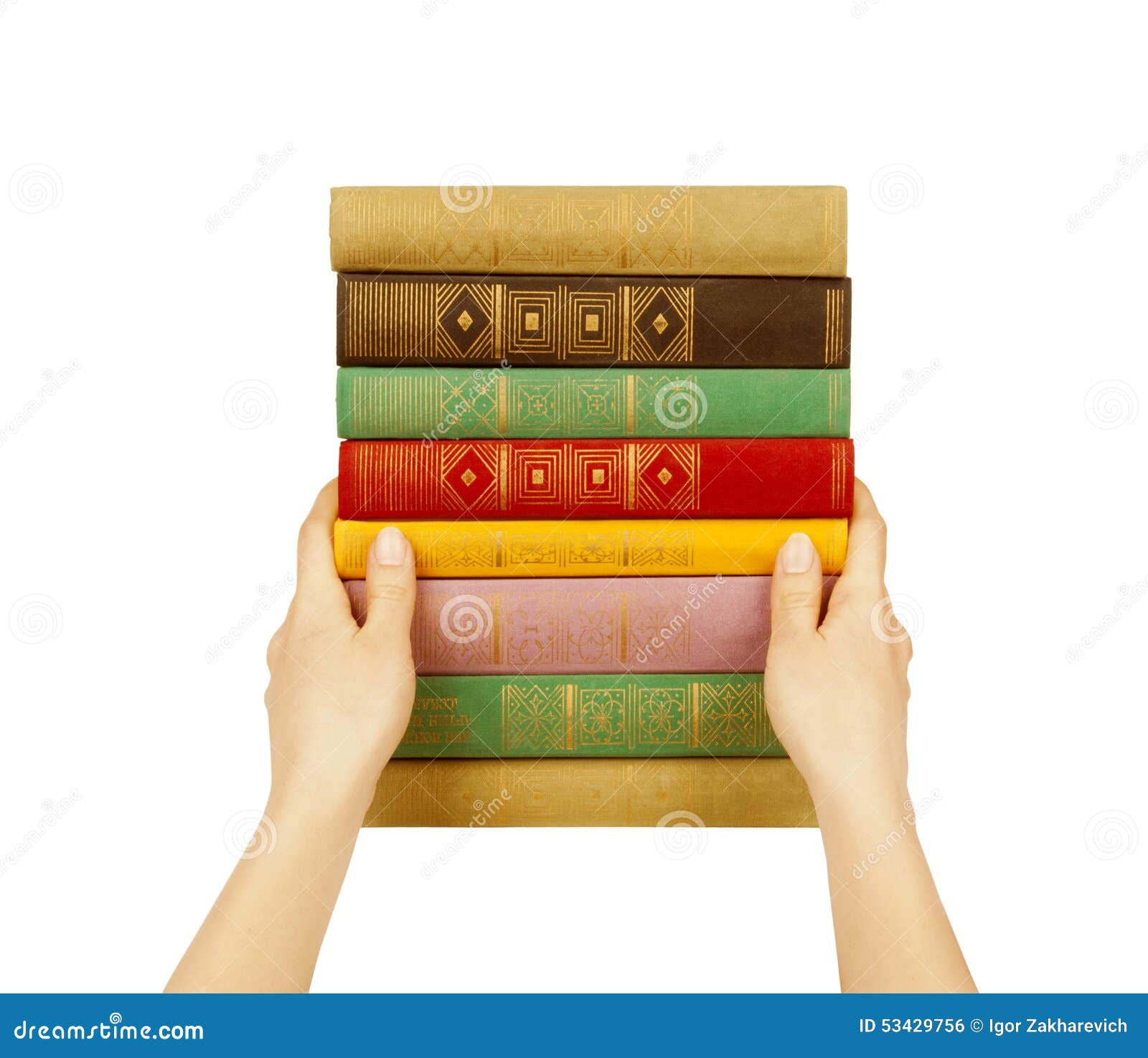 Books in hands stock photo. Image of book, business, learning - 53429756
