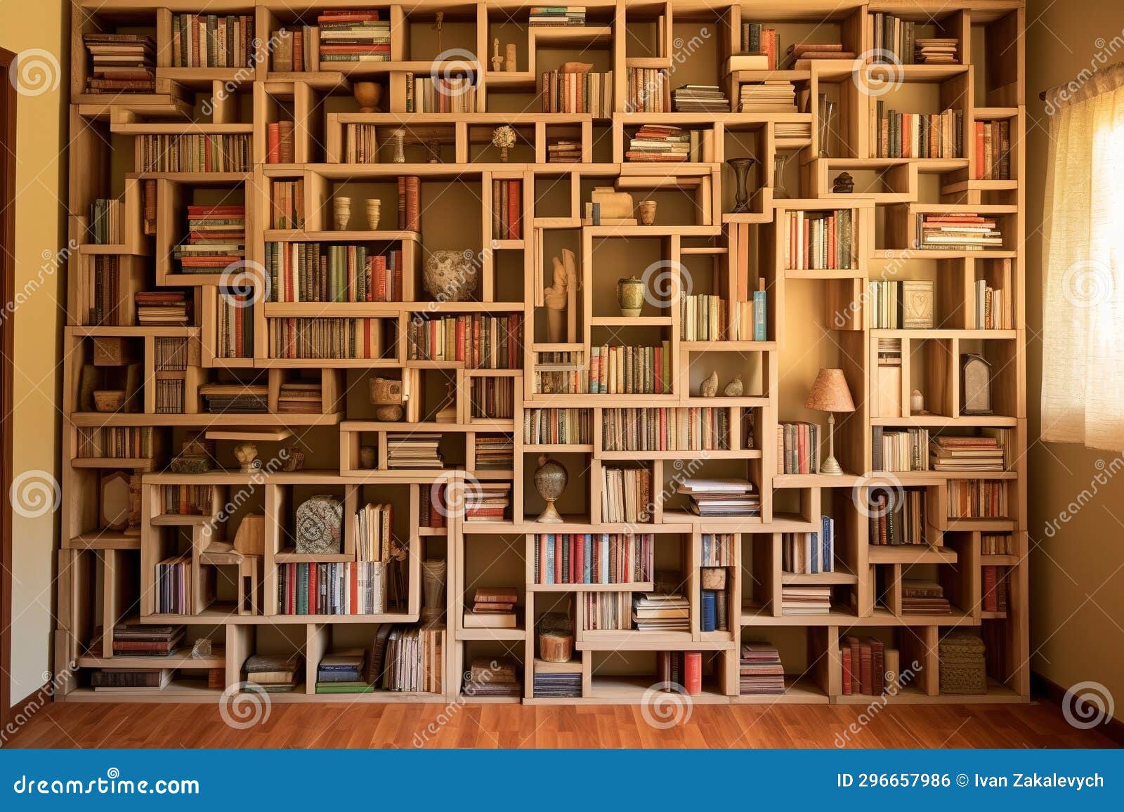 Books helf.illustration stock photo. Image of science - 296657986