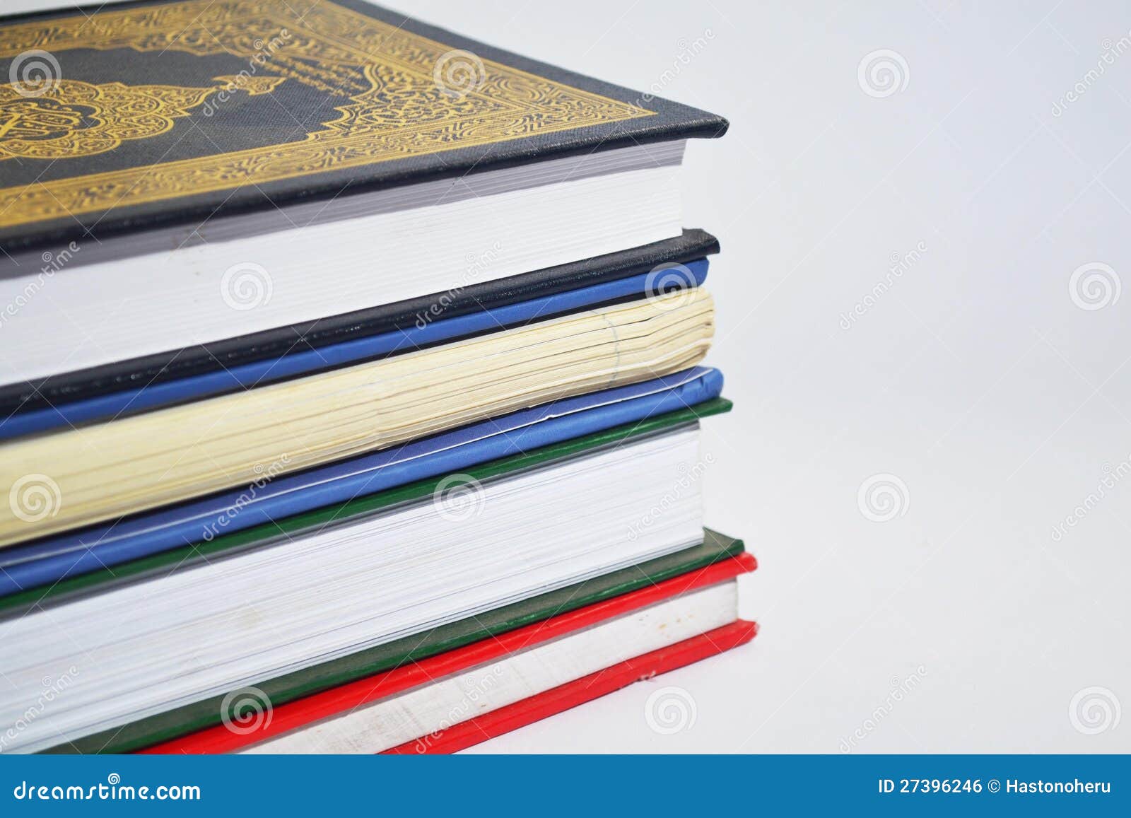 Books Isolated on White Background Stock Photo - Image of information ...