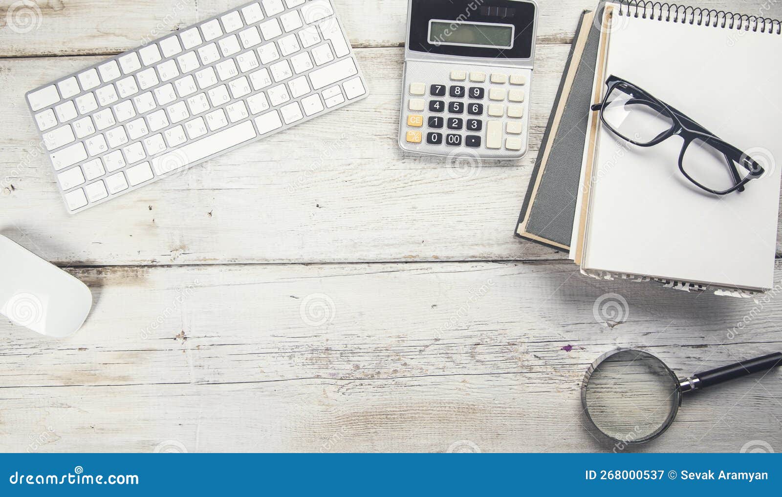 Books and Keyboard with Calculator Stock Image - Image of coffee ...