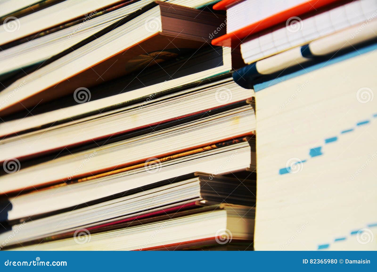 Books, Knowledge Concept, Close Up Stock Photo - Image of oriented ...