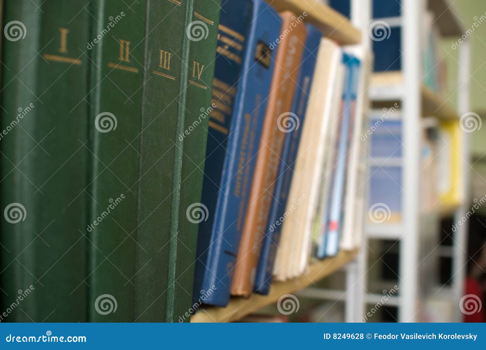Books in library. stock photo. Image of books, dictionaries - 8249628