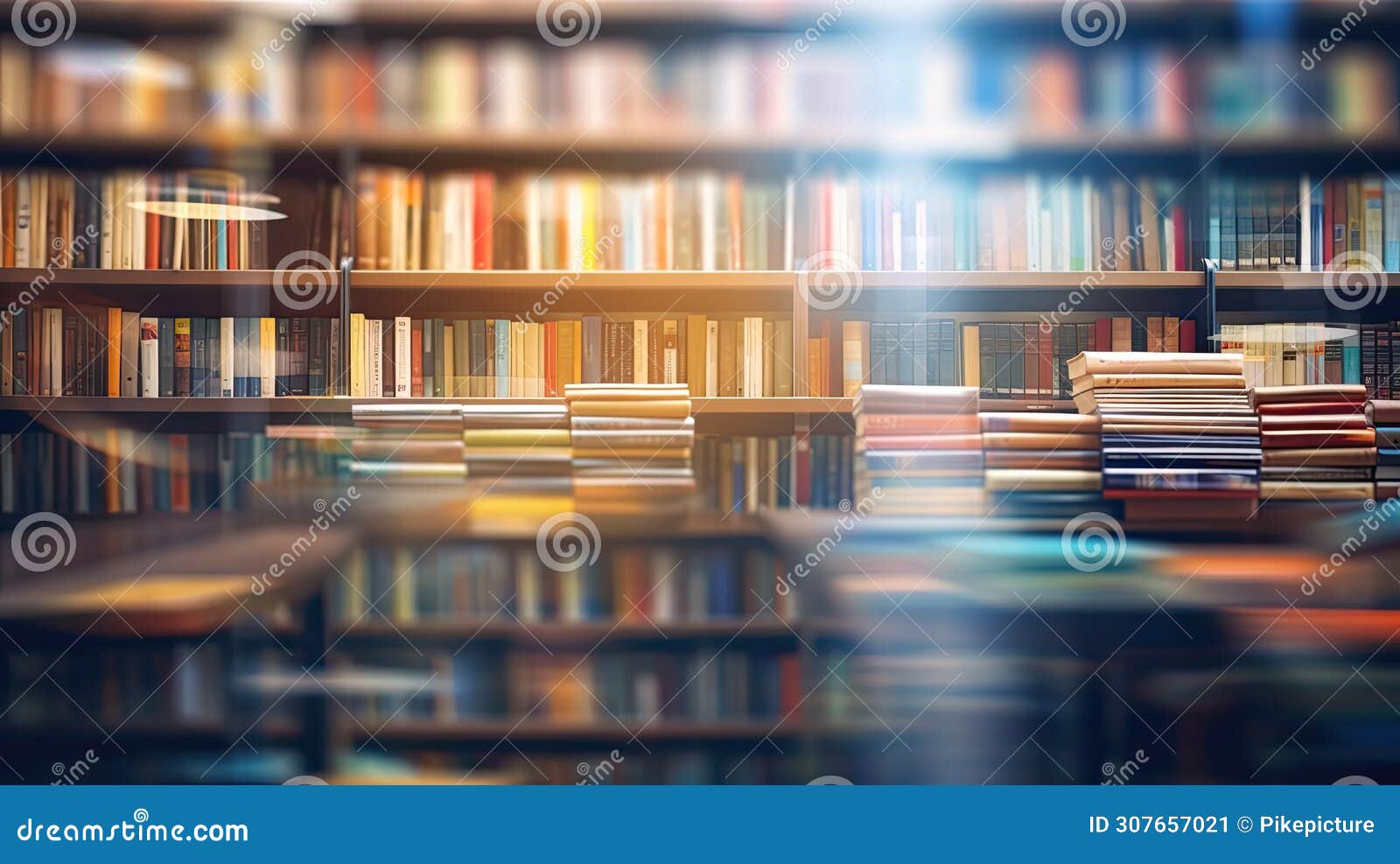 Books library blurred stock illustration. Illustration of internet ...