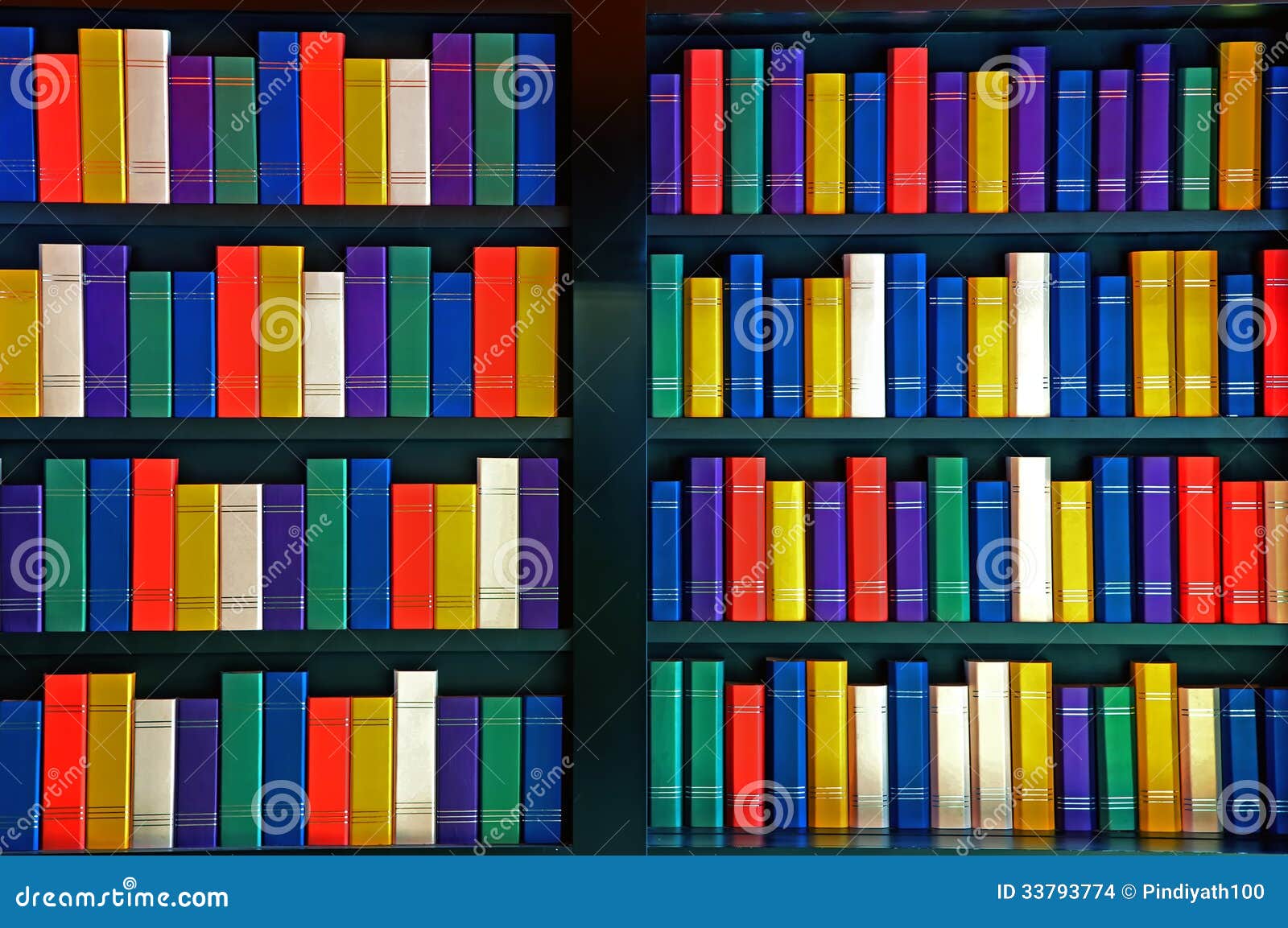 Books on library shelves stock photo. Image of colorful - 33793774