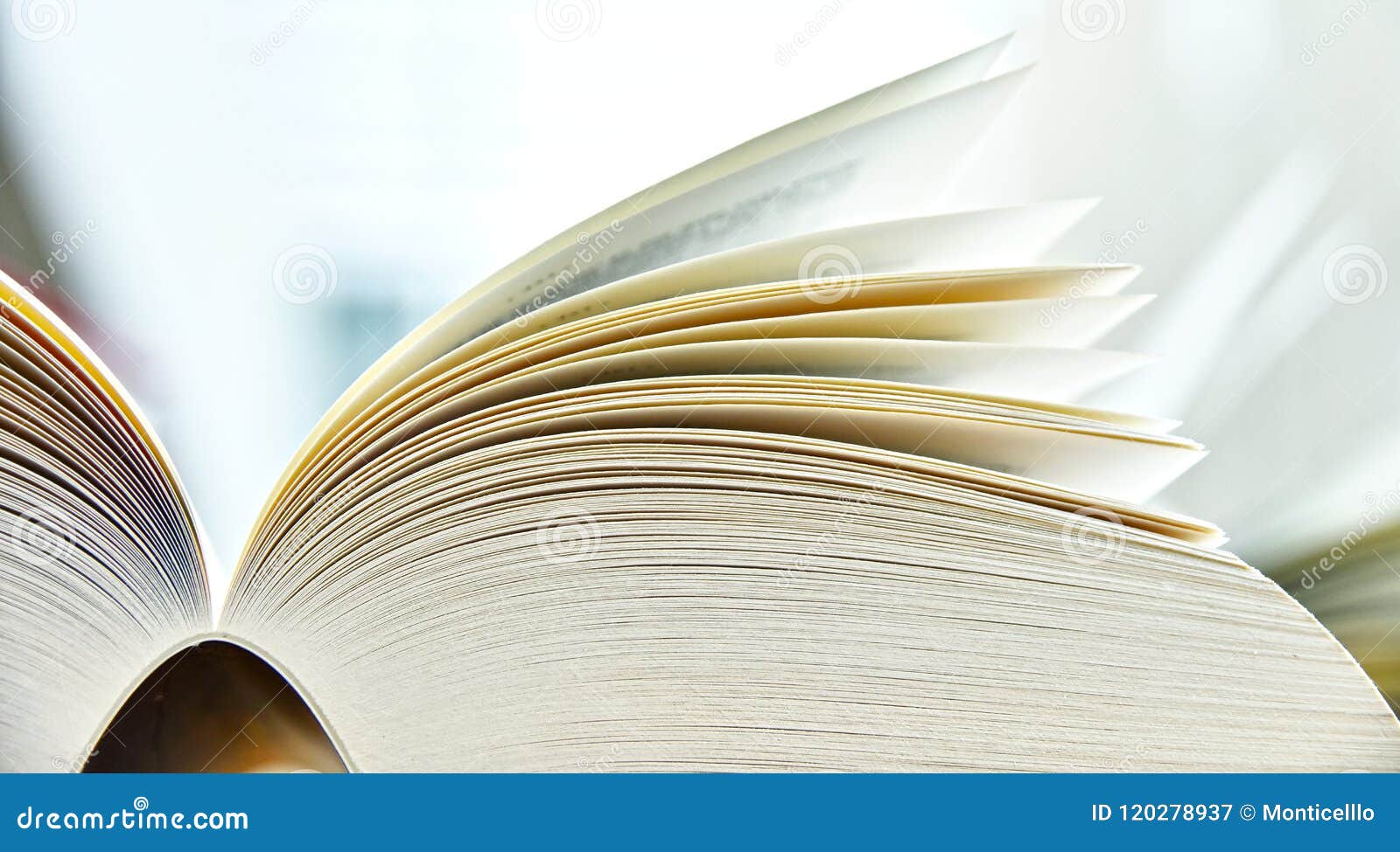 Books Lying on the Table in the Public Library Stock Image - Image of ...