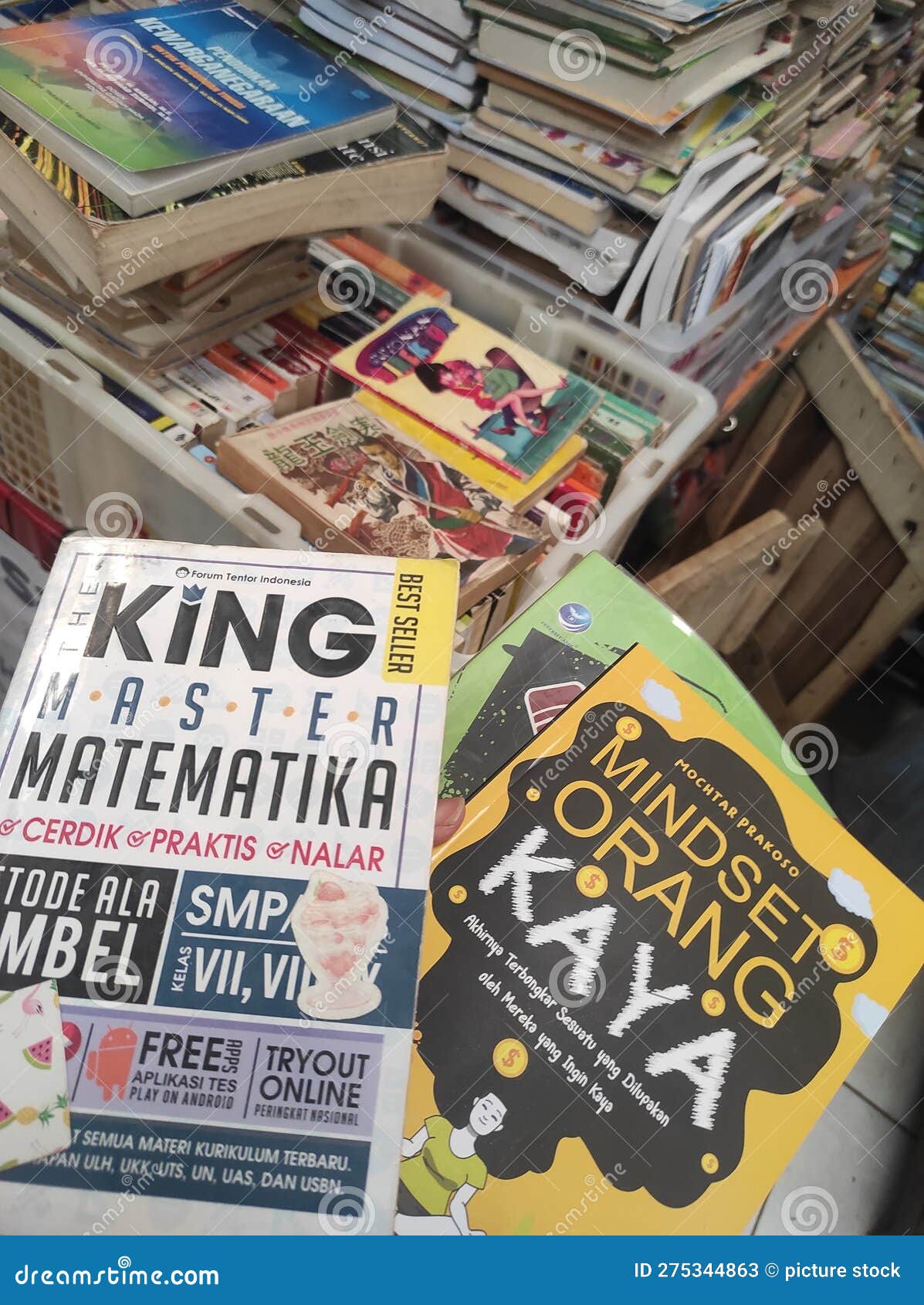 Books matematic mindset editorial stock photo. Image of matematic ...