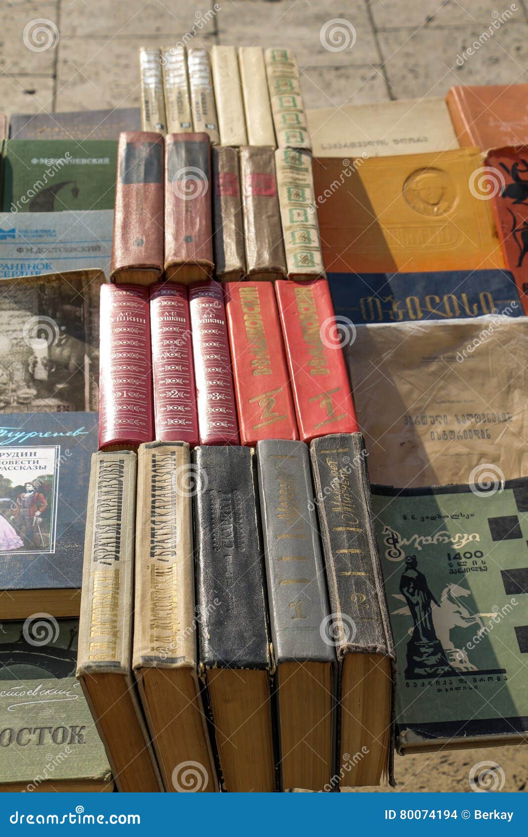 Books of Old Times Shelves for Sale Editorial Stock Image ...