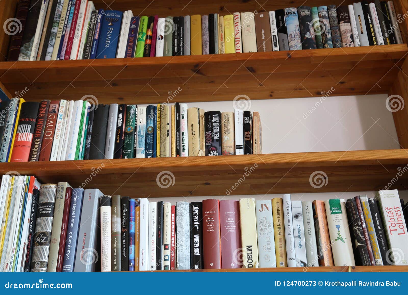 Books in the Personal Library Editorial Stock Photo - Image of paper ...