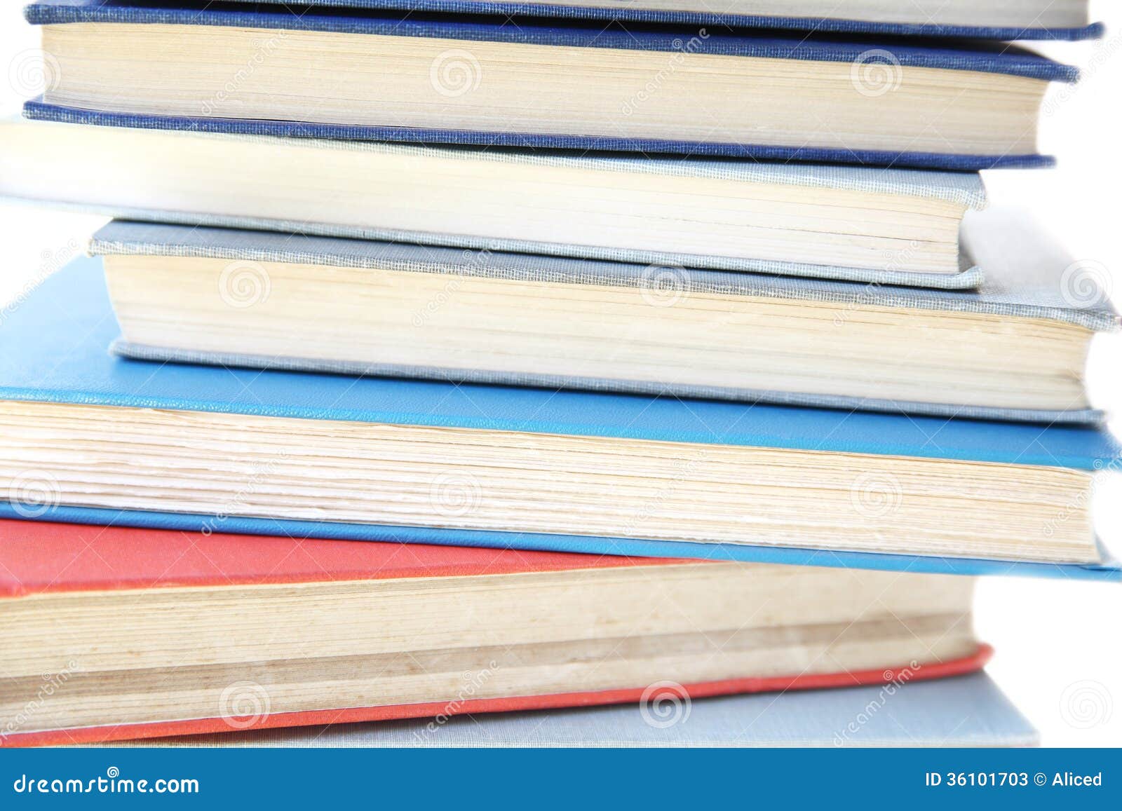 Books in a pile stock image. Image of bindings, horizontal - 36101703