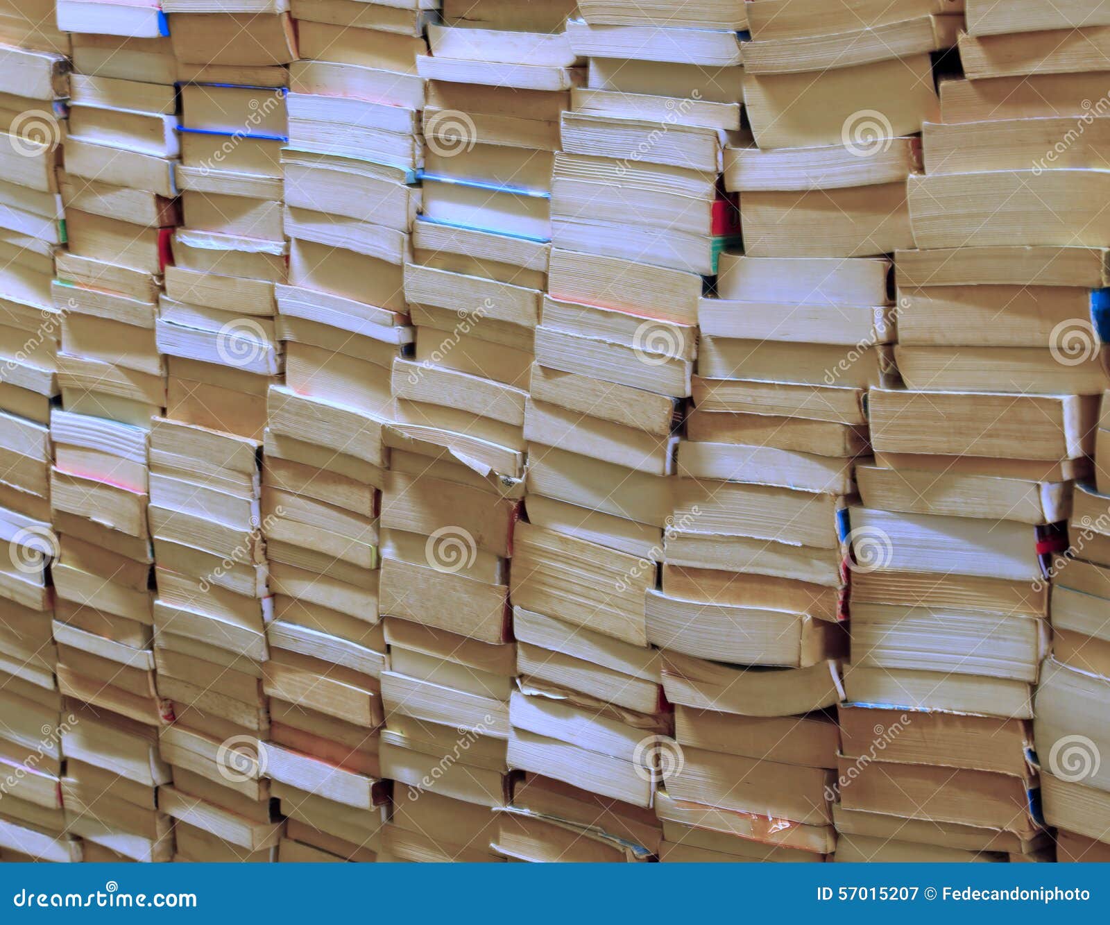 Books Piled Up for Sale in the Great Library Stock Image - Image of ...