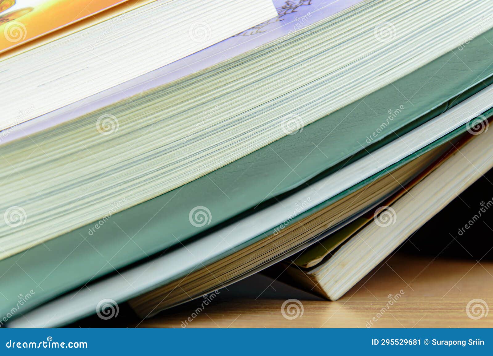 Books Put Together on a Bookshelf, Horizontal, Lots of Stock Image ...