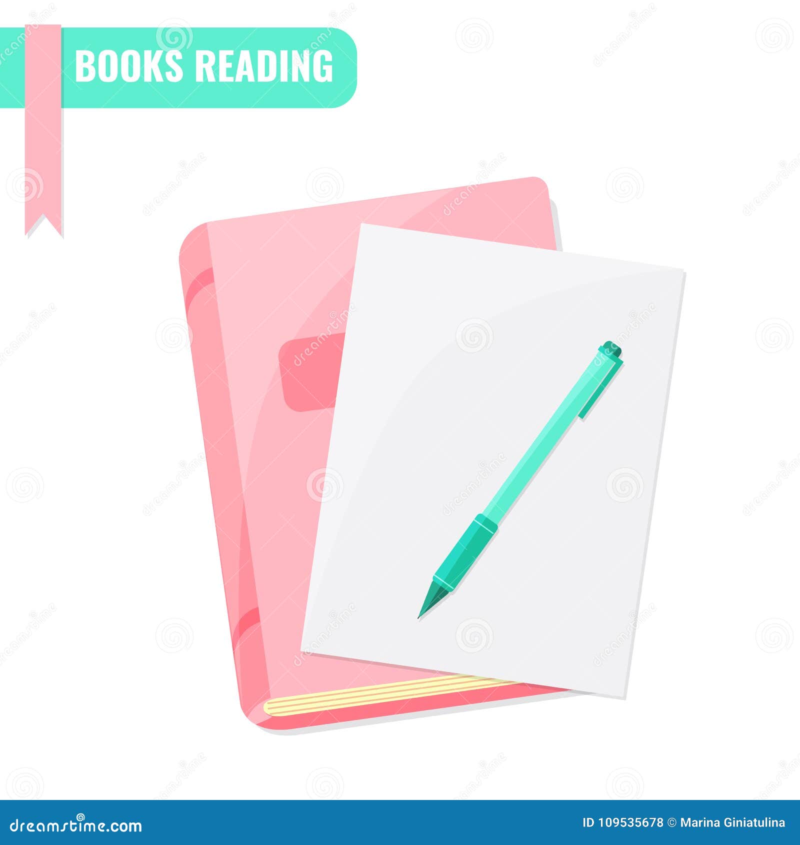 Books Reading, Books Research, Tutorial Concept. Stock Vector ...