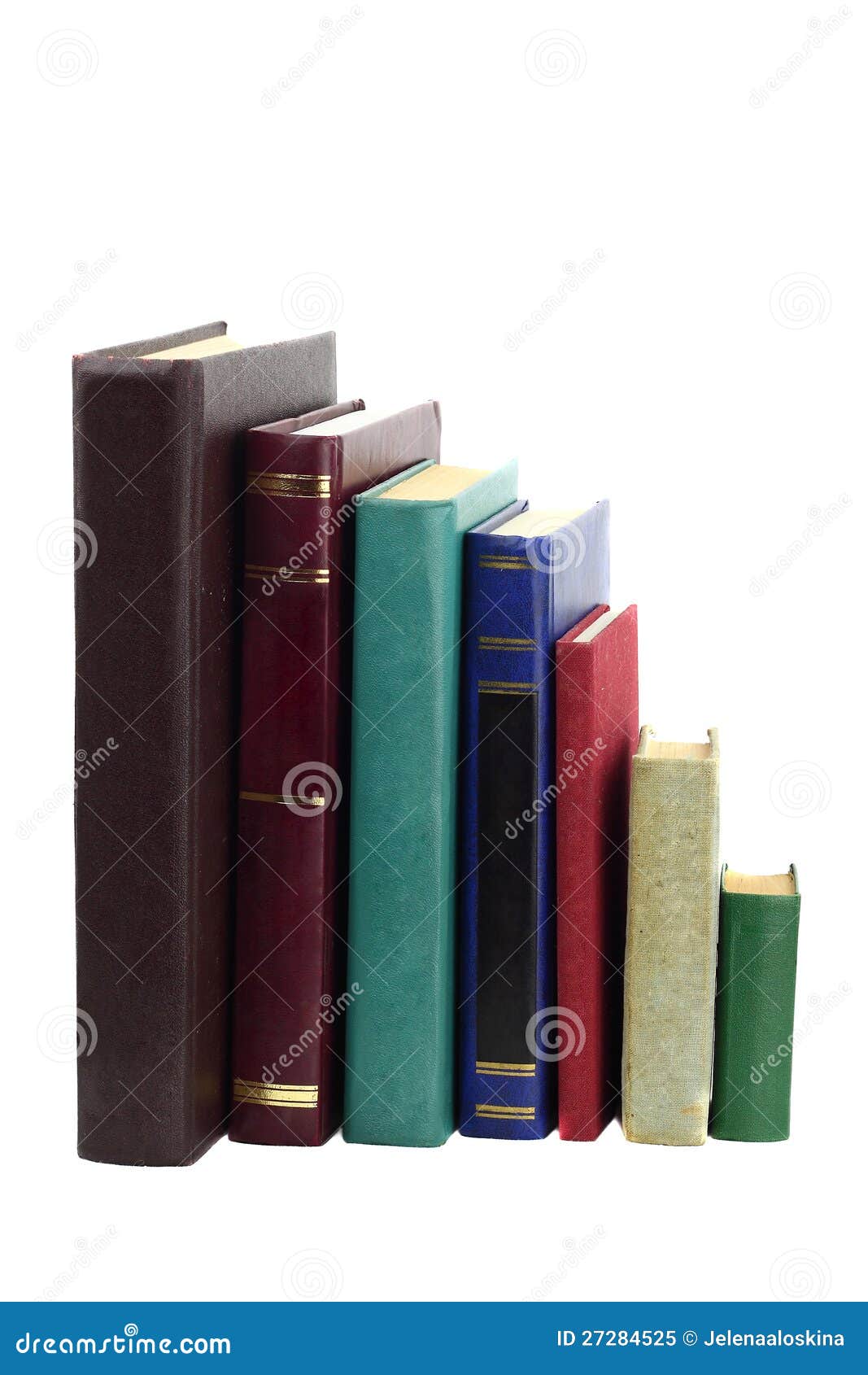 Books in row stock image. Image of group, document, brown - 27284525