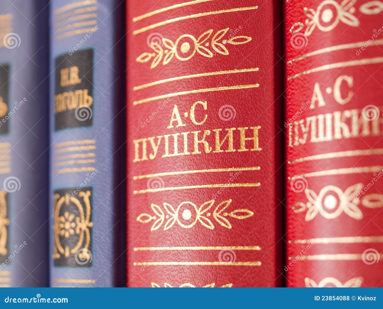 The Books of Russian Classical Authors Stock Photo - Image of classical ...