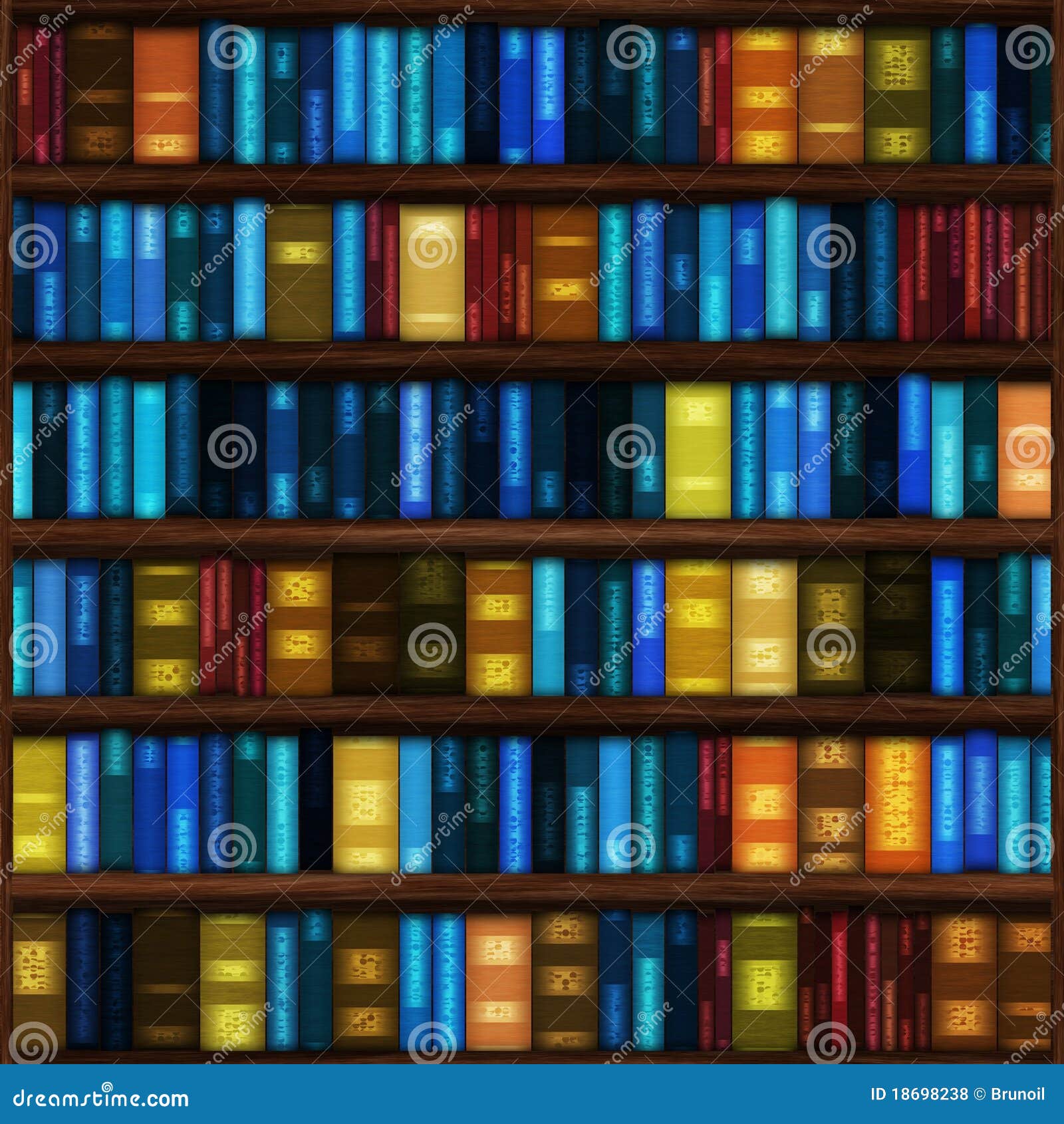 Books Seamless Texture Vertically And Horizontally. Bookshelf ...