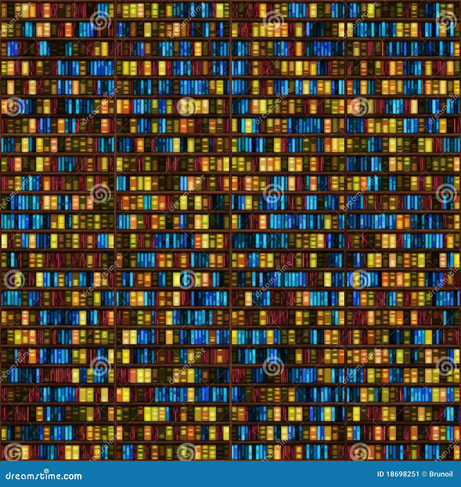 Books Seamless Texture Vertically And Horizontally. Bookshelf ...