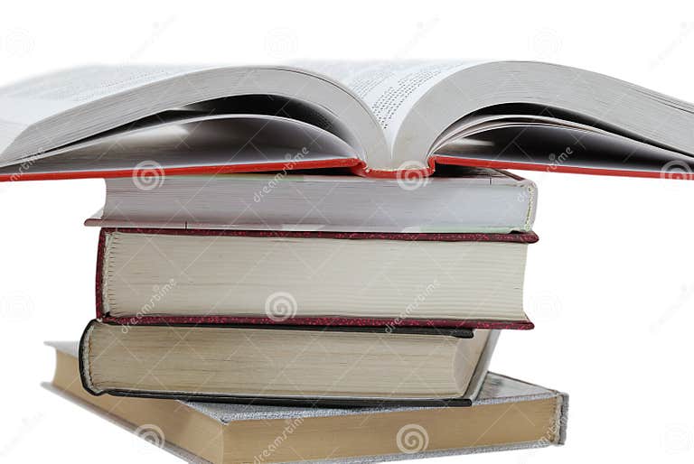 Books stack stock image. Image of print, document, encyclopedia - 14321871