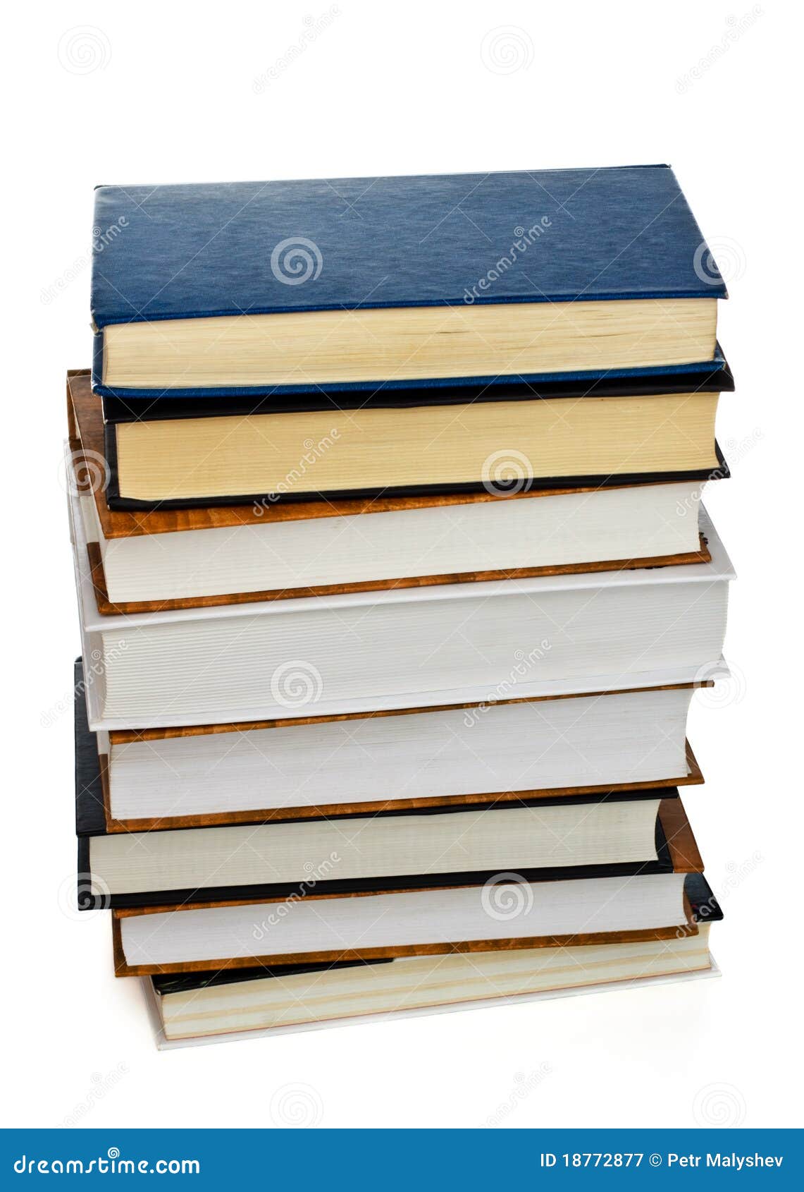 Books Stack stock image. Image of blank, learn, collection - 18772877