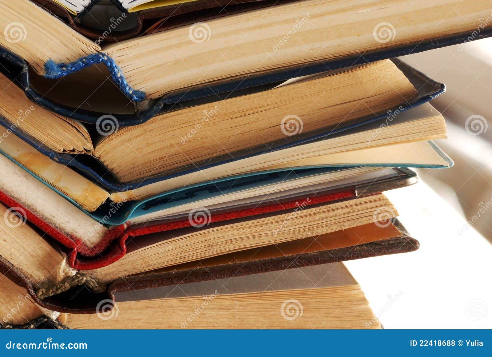 Books stack stock photo. Image of pile, dusty, books - 22418688