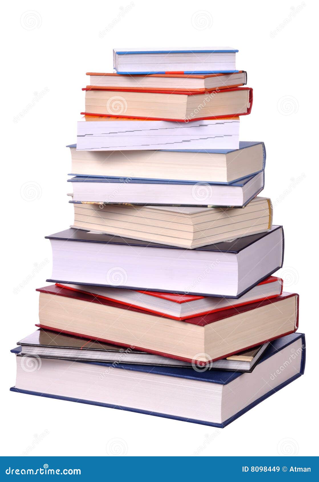 Books Stack stock image. Image of bookstore, stack, books - 8098449
