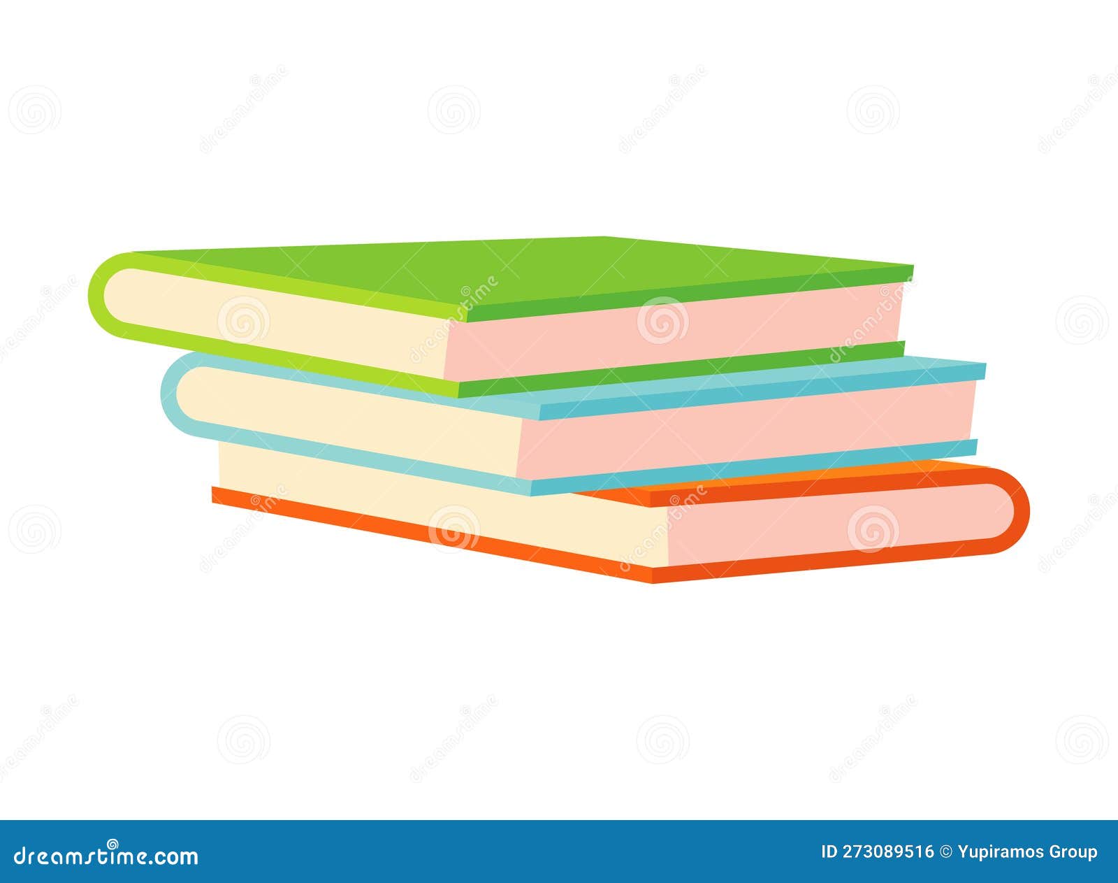 Books stack design stock vector. Illustration of stack - 273089516