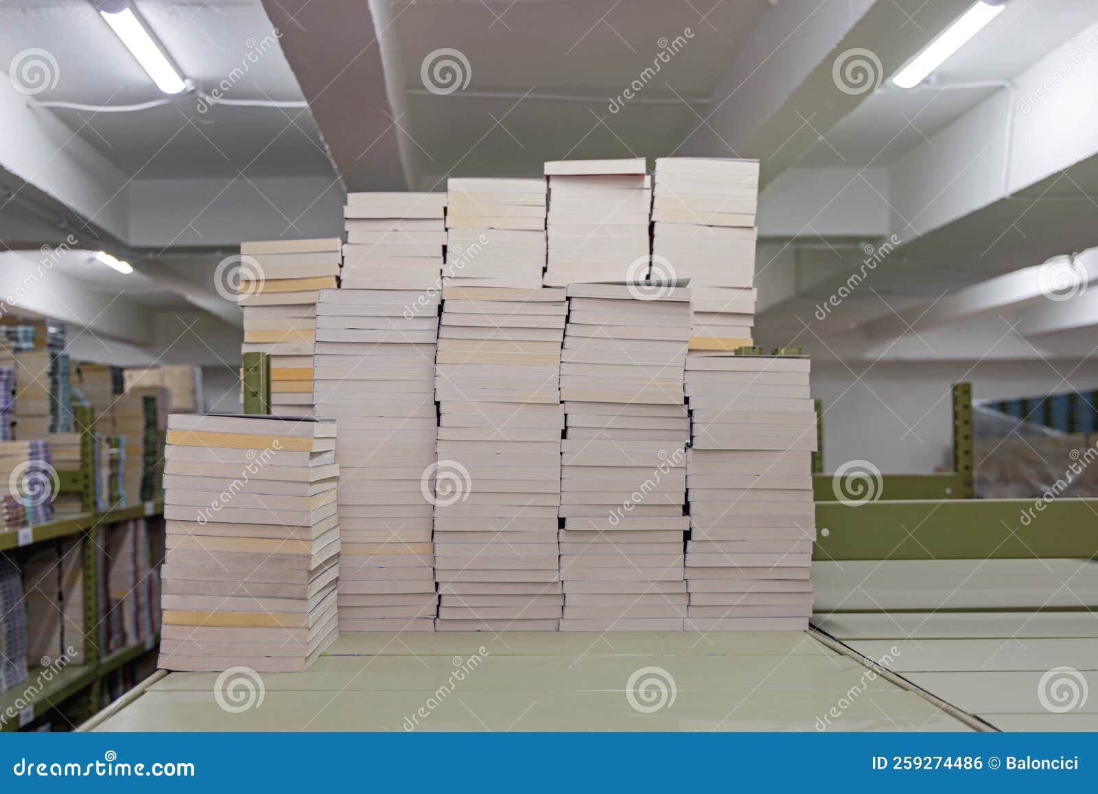Books Stack Shelf stock photo. Image of print, shelf - 259274486