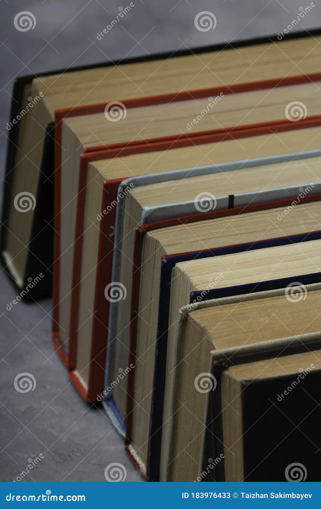 Books Stack Texture and Background Stock Image - Image of cover ...