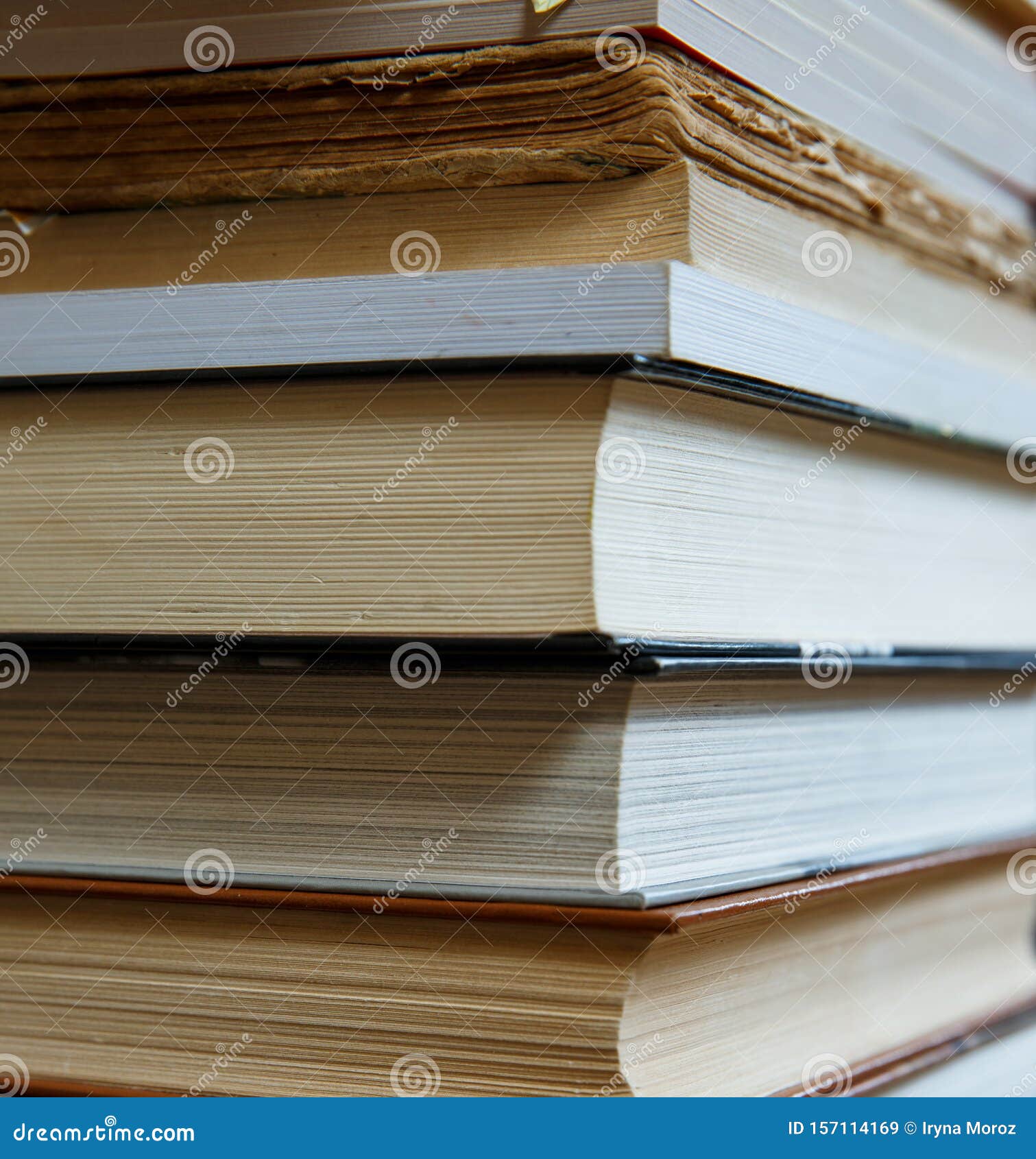 Books Stack Texture and Background Stock Image - Image of education ...