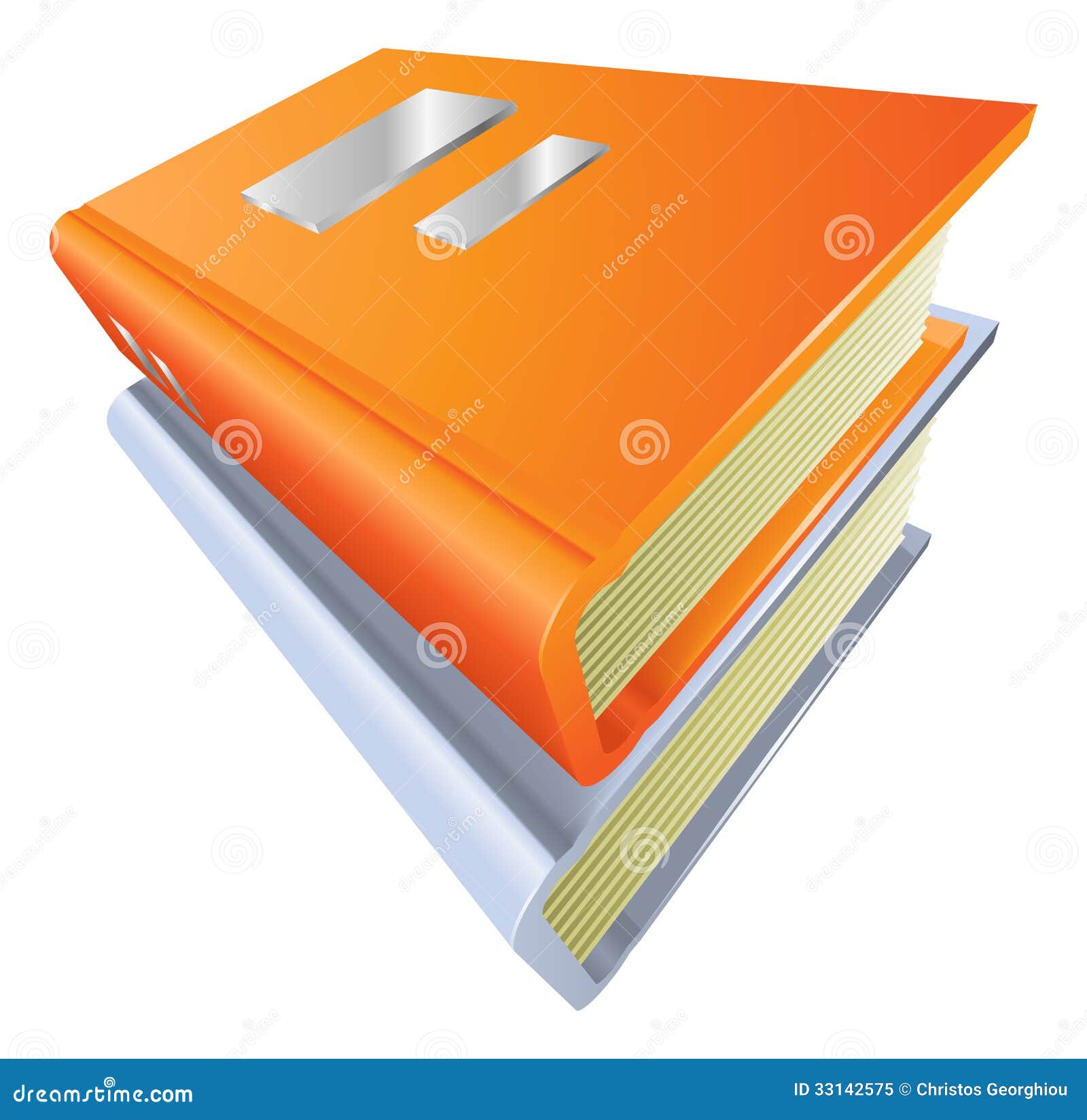 Orange Book Clipart