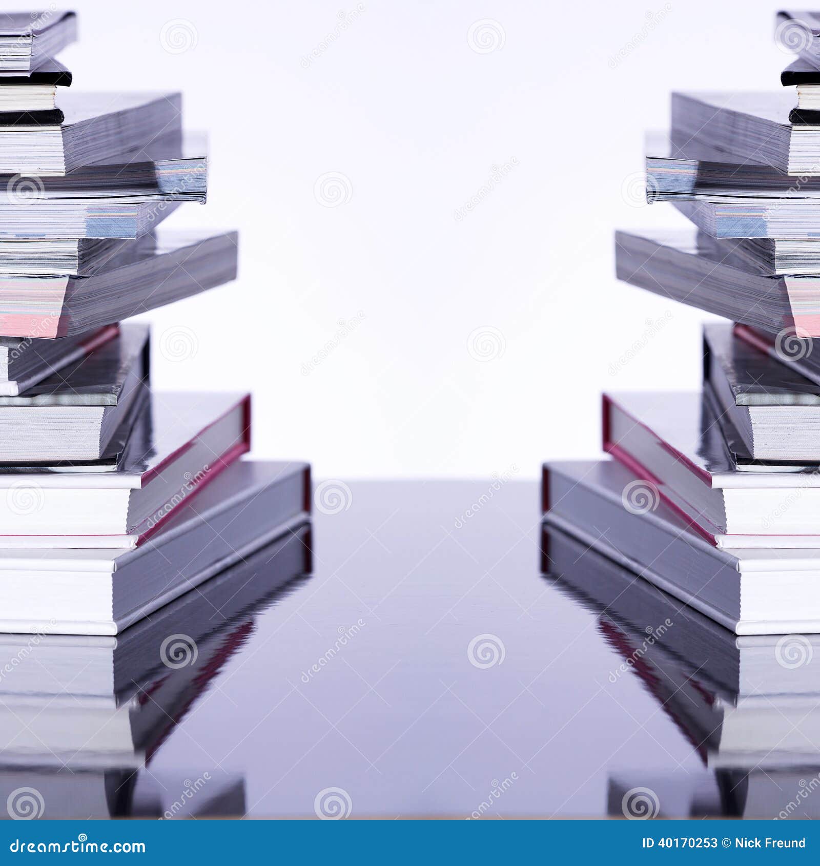 Books on Stacked with Side View Stock Image - Image of bookshelf ...