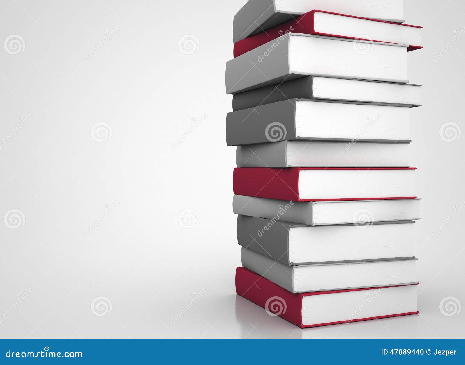 Books stacked stock illustration. Illustration of blue - 47089440