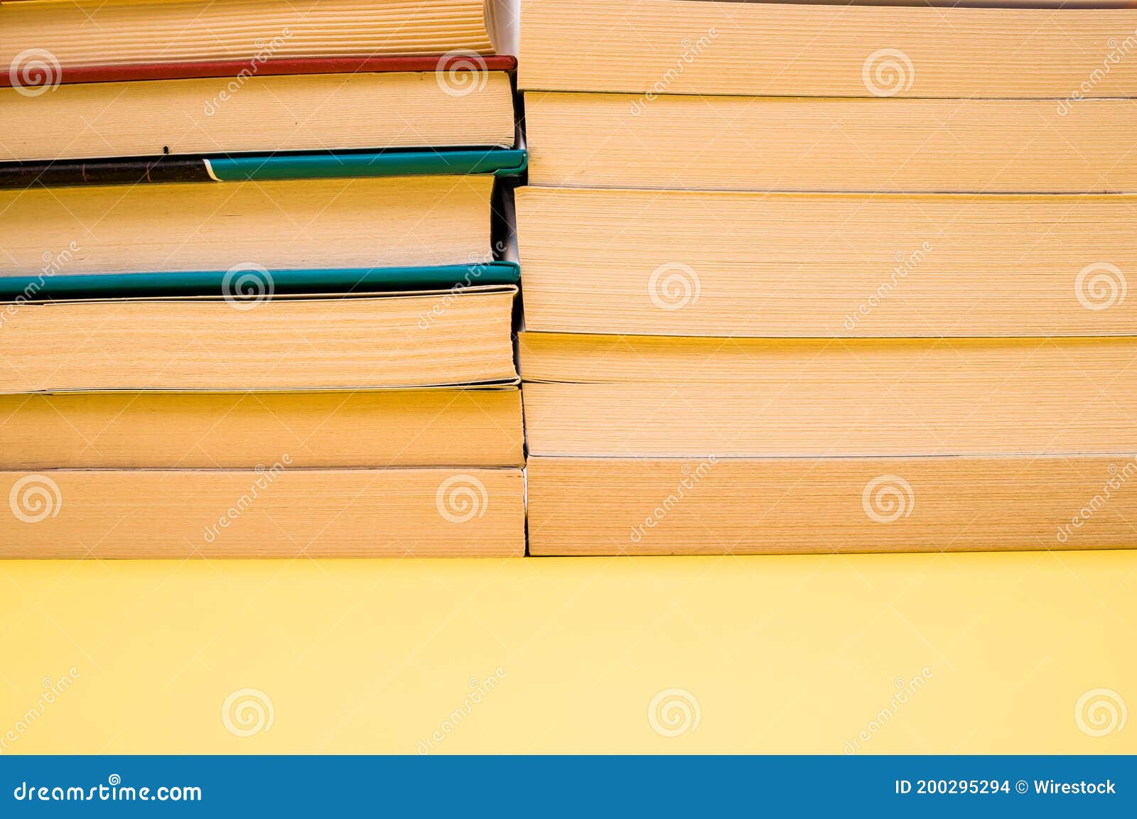 Books Stacked on Top of Each Other Stock Photo - Image of reading, read ...