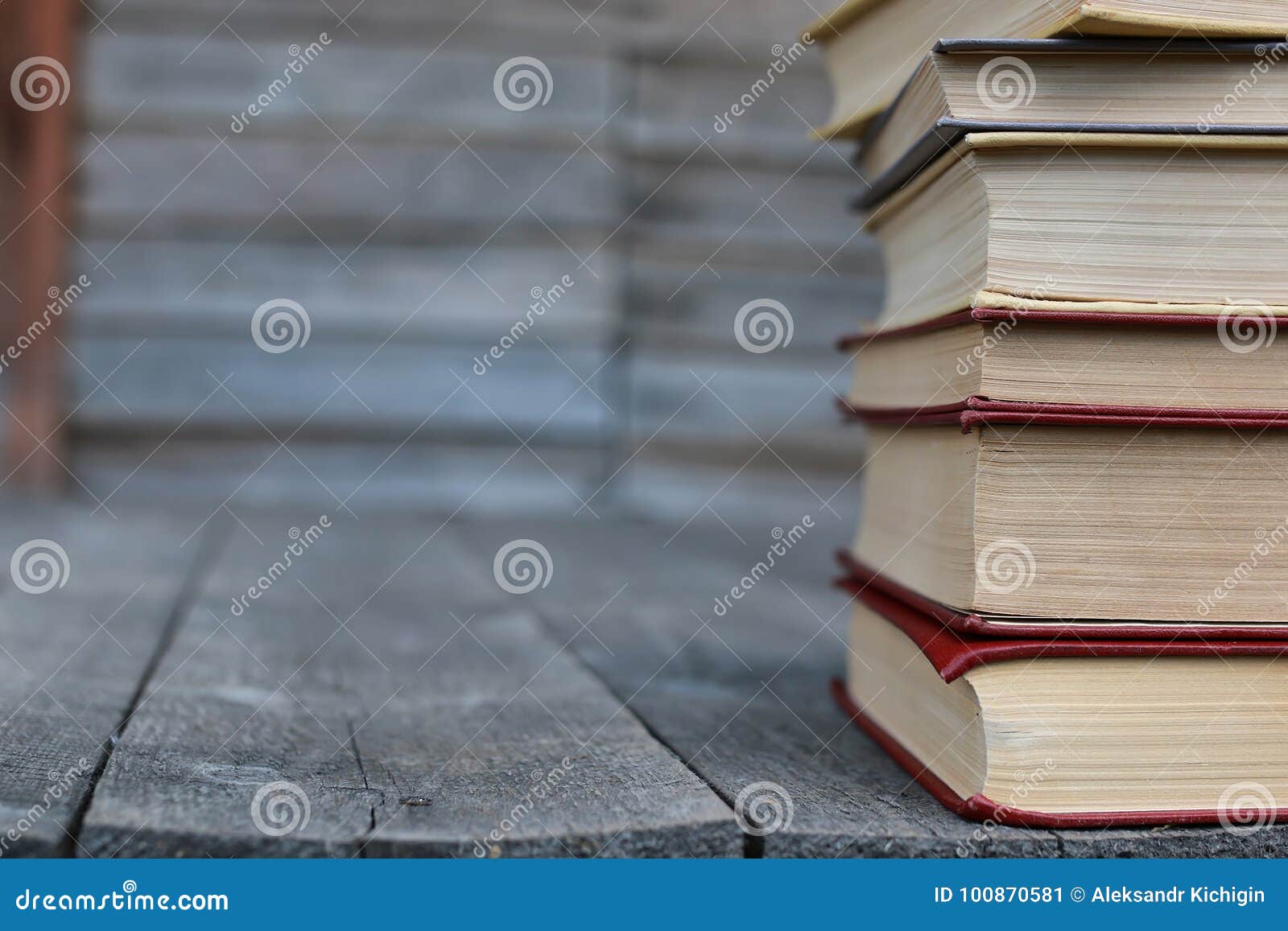 Books standing on a table stock image. Image of ancient - 100870581