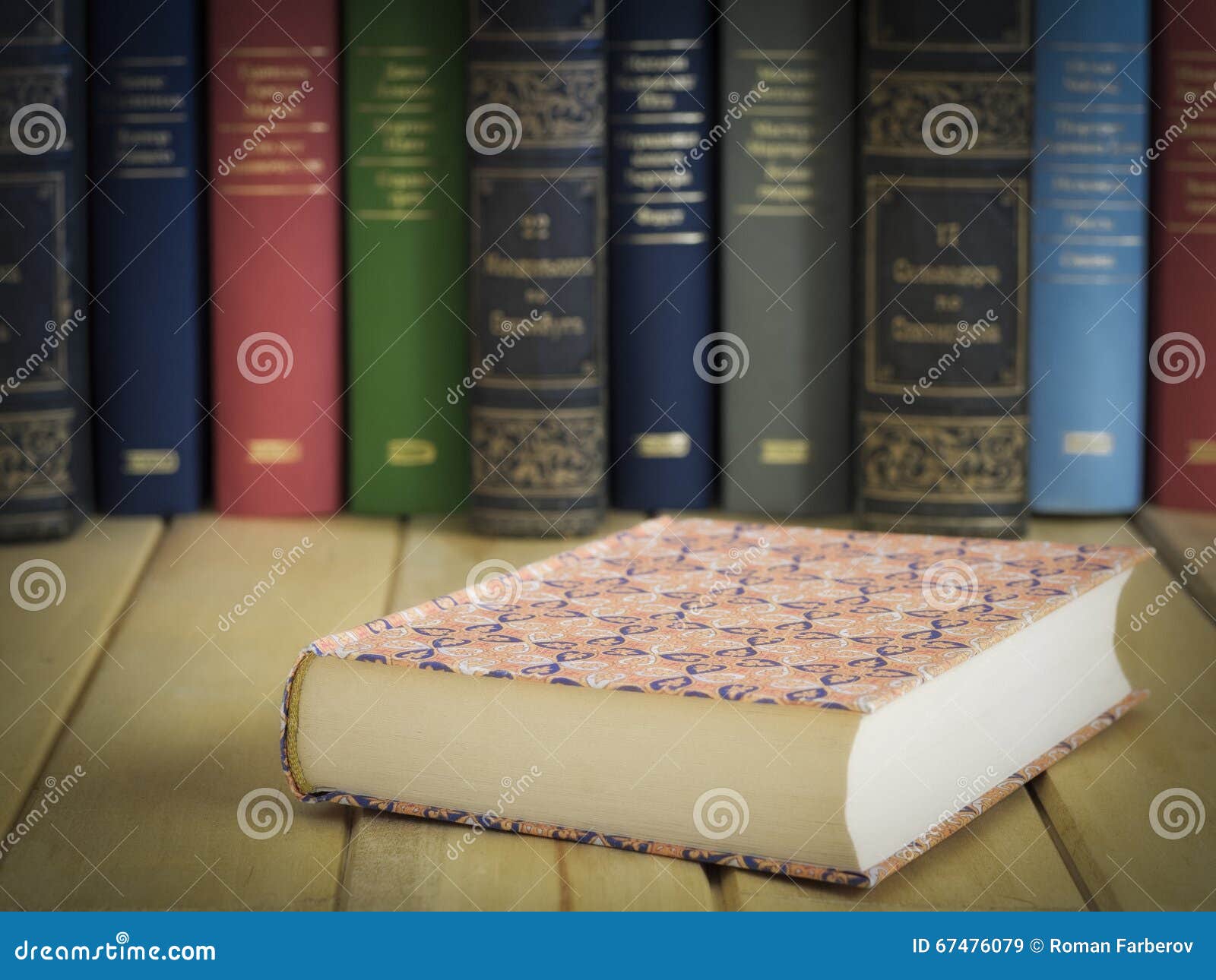 Books Standing on the Table Stock Image - Image of toned, note: 67476079