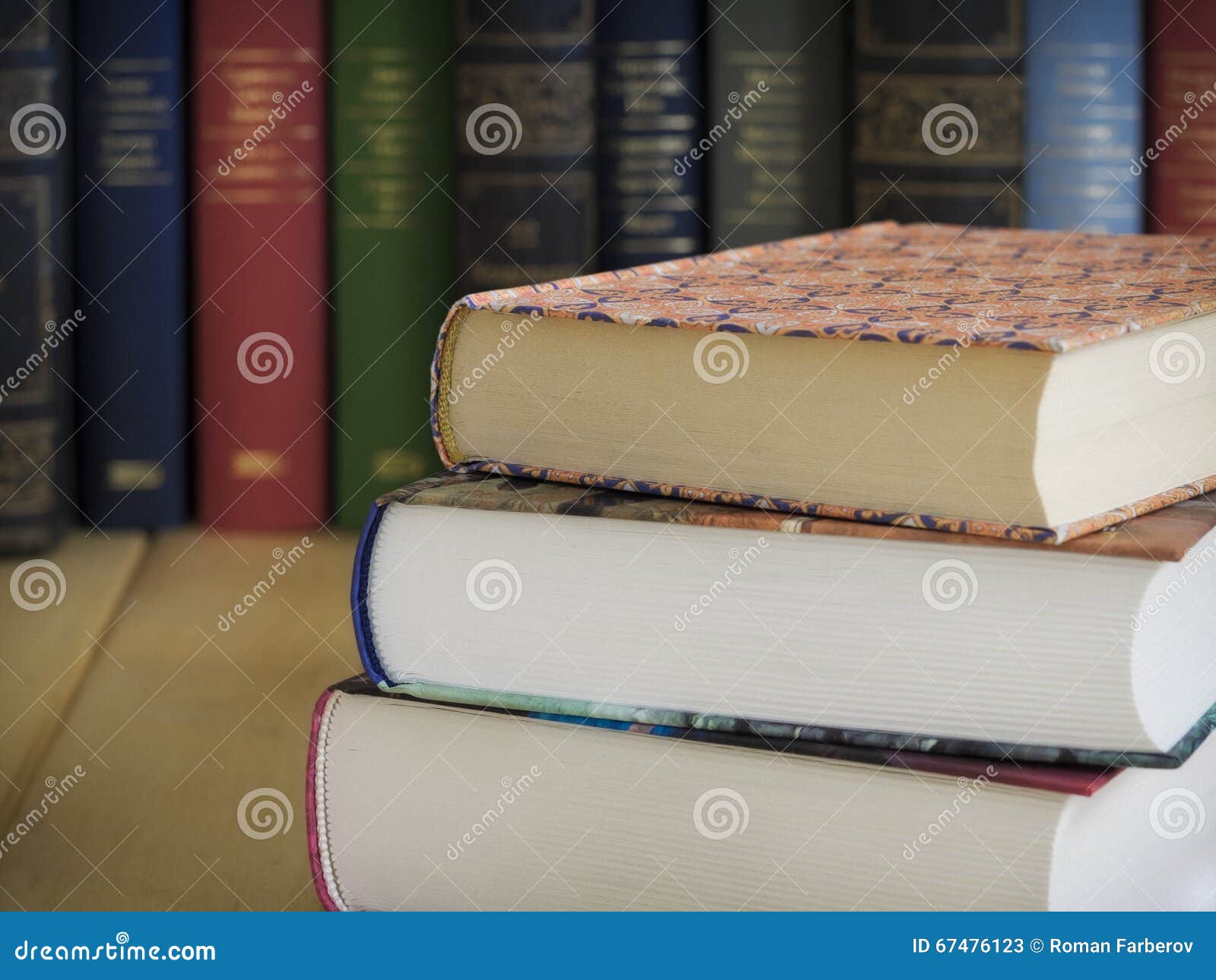Books Standing on the Table Stock Image - Image of page, search: 67476123