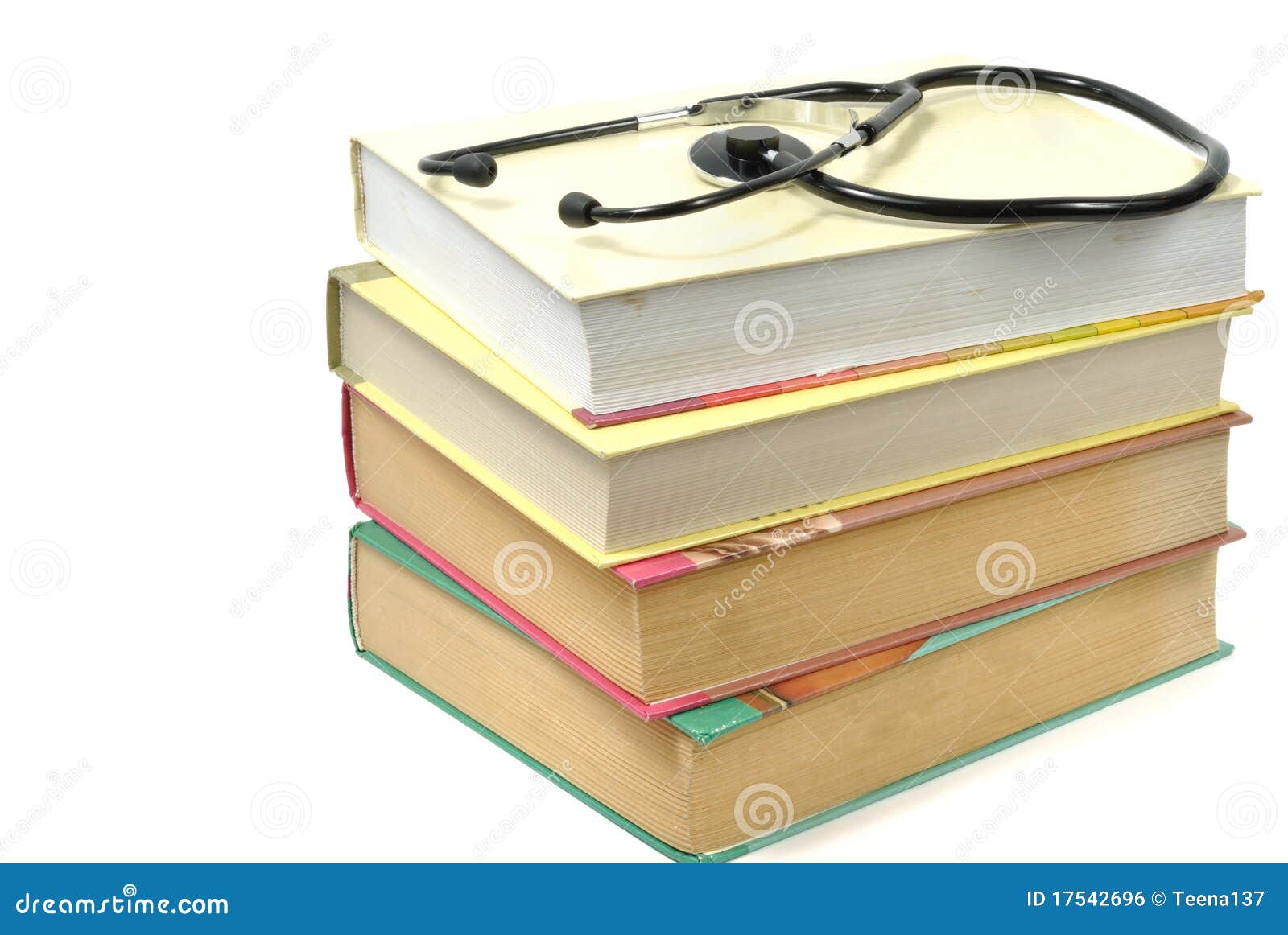 Books and stethoscope stock photo. Image of education - 17542696